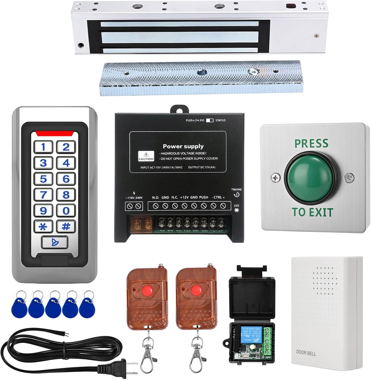 Amazon.com : Tuya Smart Door Access Control System Kit, Waterproof ...