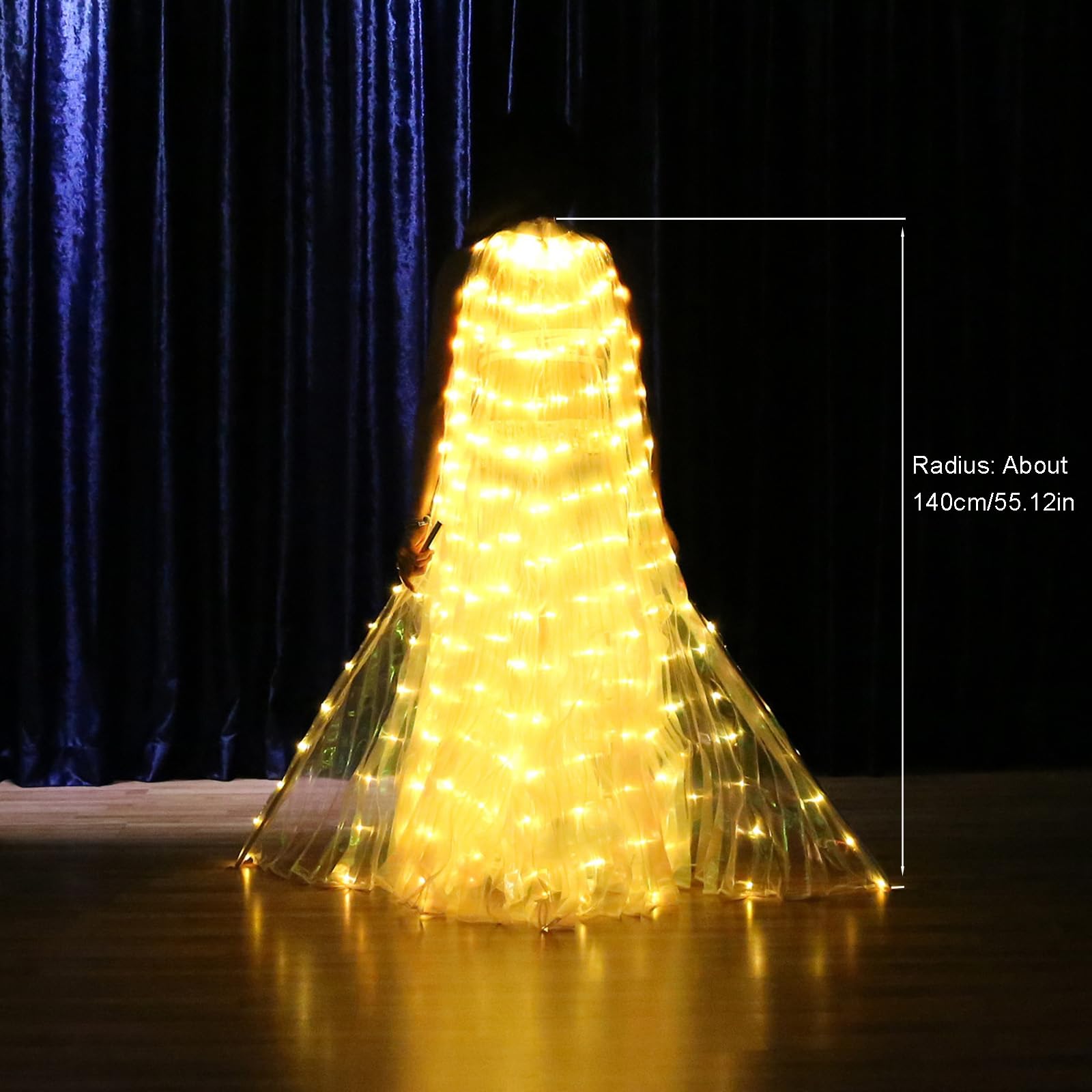 Snapklik.com : Ragyzity LED Isis Wings, Led Lights Belly Dance Isis ...