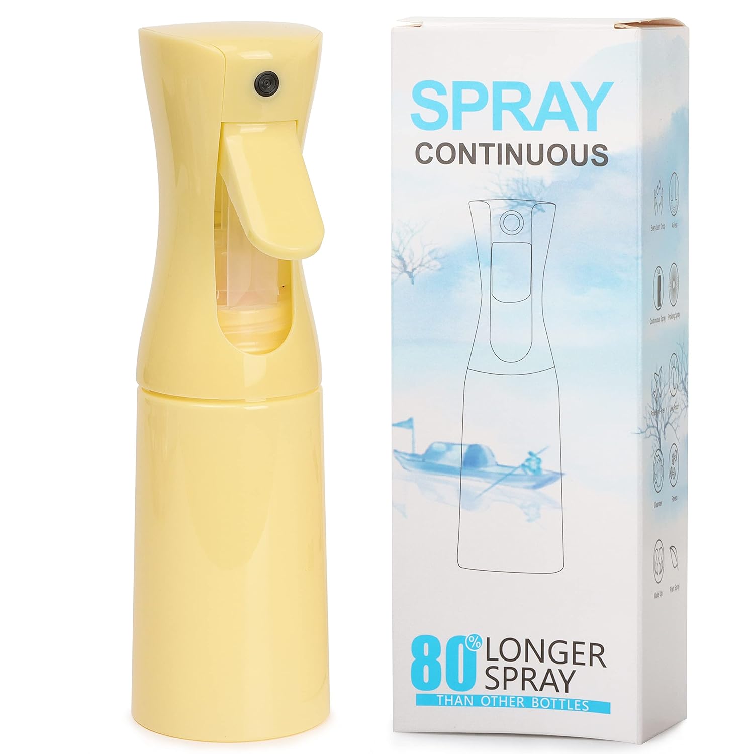 Amazon.com: NIACONN Continuous Mister Spray Bottle, 6.8 Ounce Ultra ...