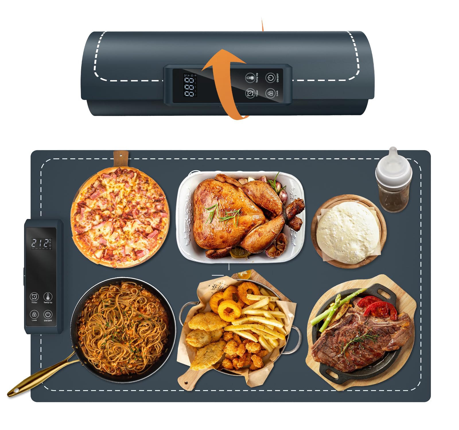 Amazon.com: Warming Mat for Food Electric Warming Tray Food Warming Mat ...