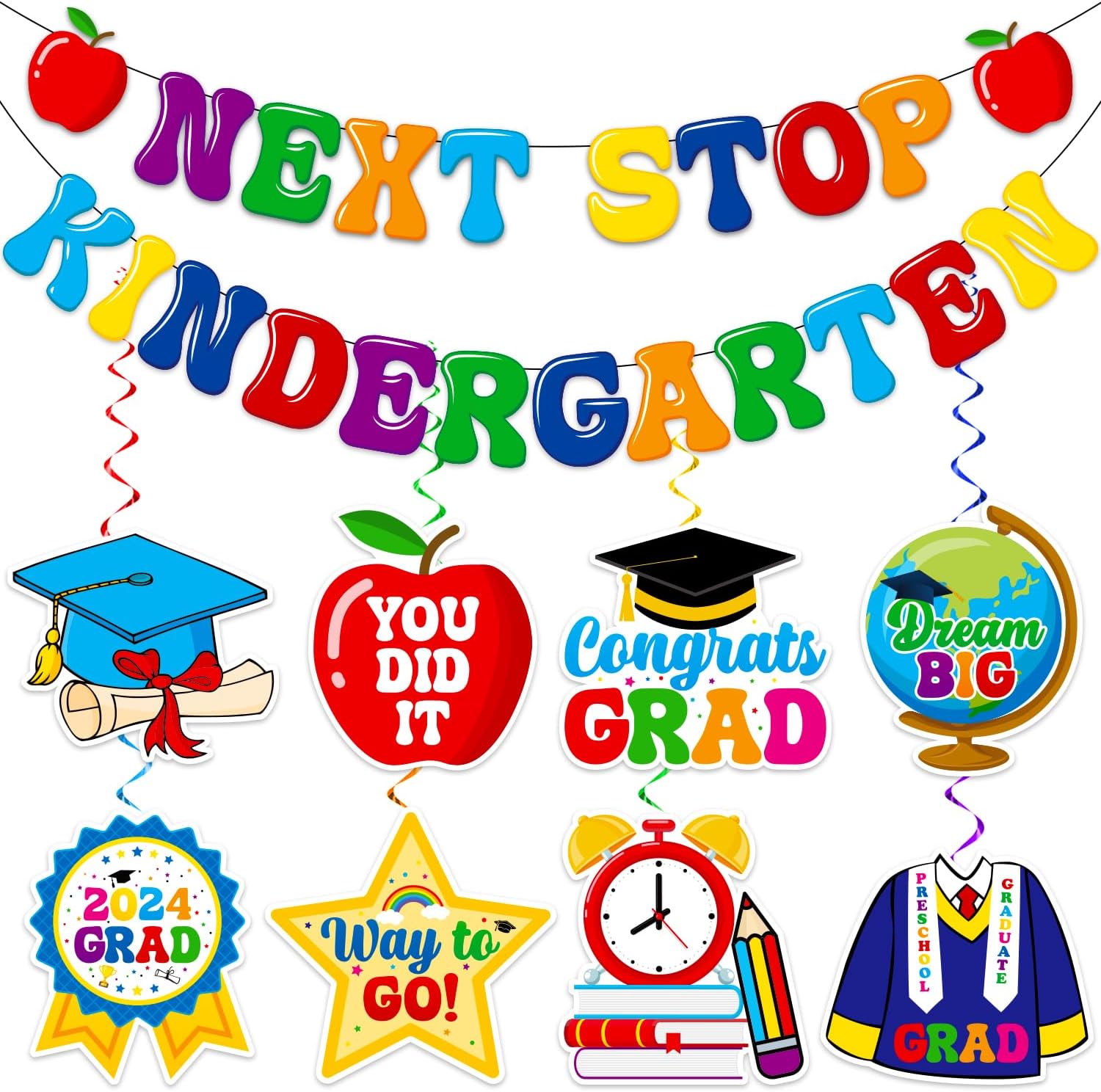 Amazon.com: Preschool Graduation Decorations, Pre k Graduation ...