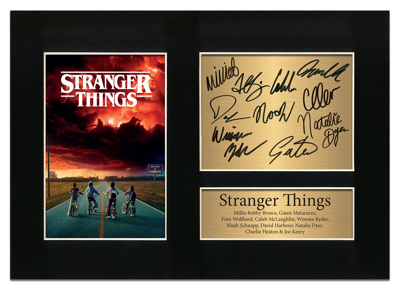 Zulu Image Stranger Things TV Show Series 10 Cast Signed A4 Printed ...