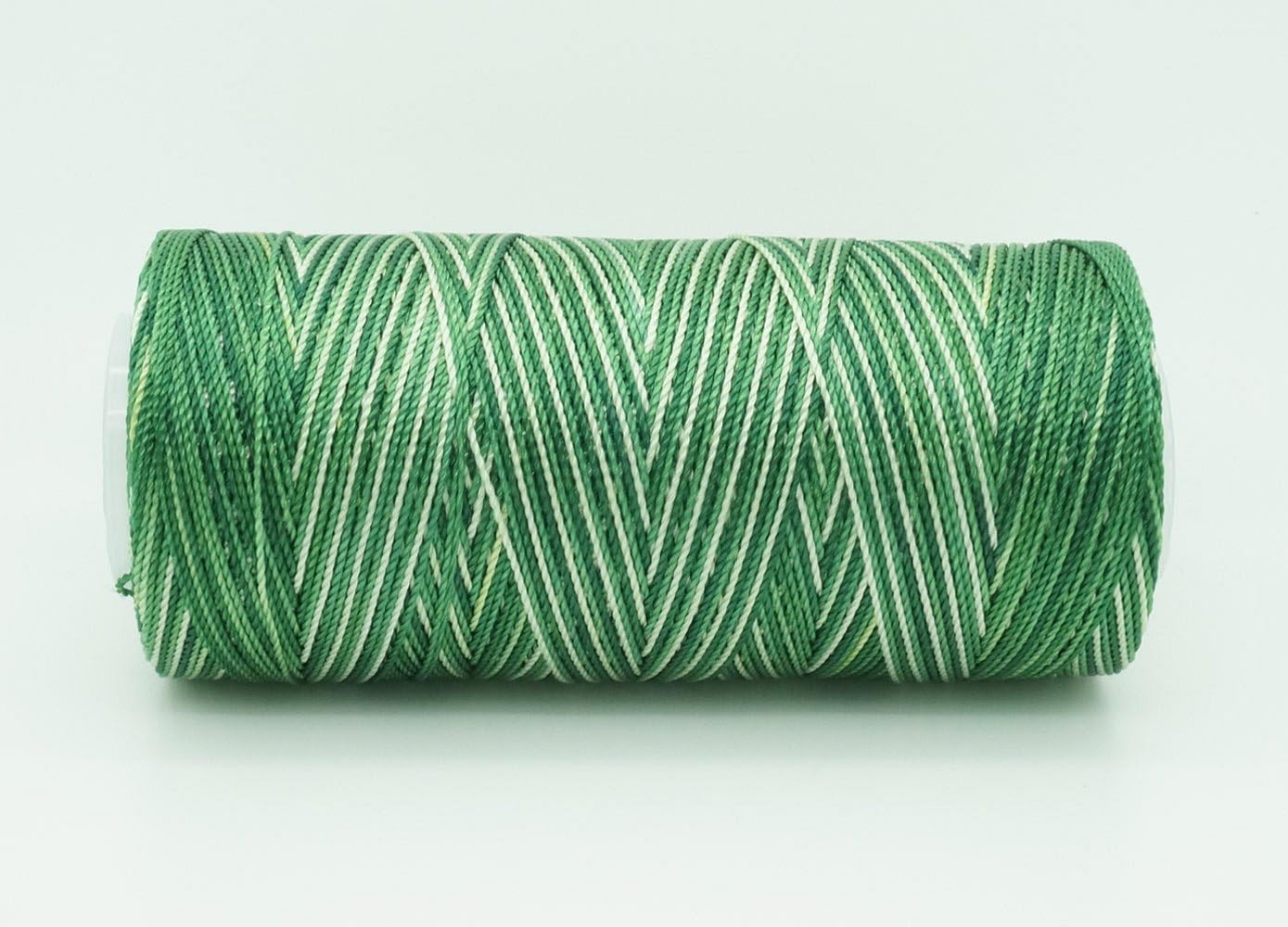 Amazon.com: VARIEGATED GREEN 0.6mm 100% Nylon Twisted Cord Thread Micro ...