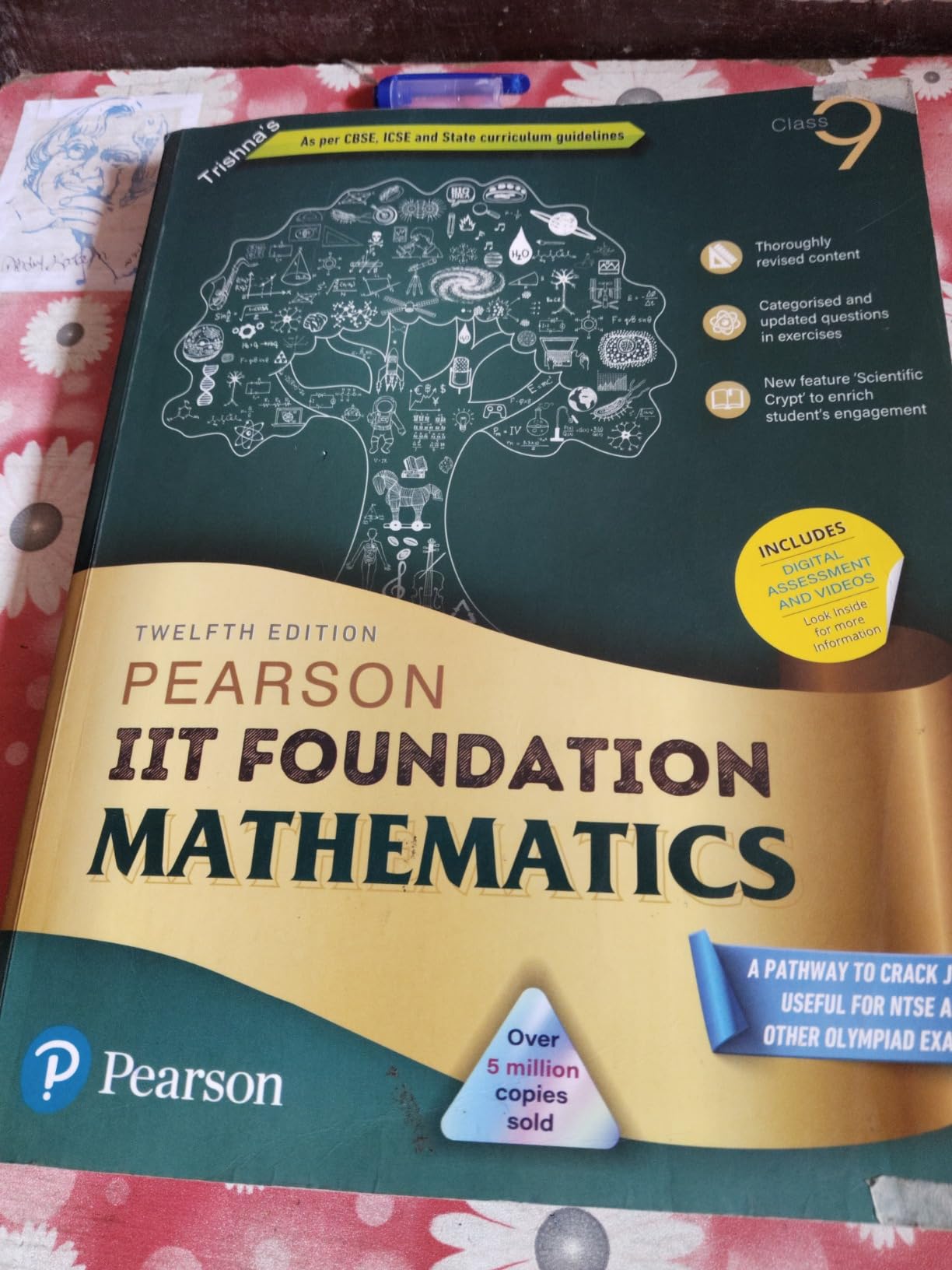 Pearson IIT Foundation Mathematics Class 9 6th Edition