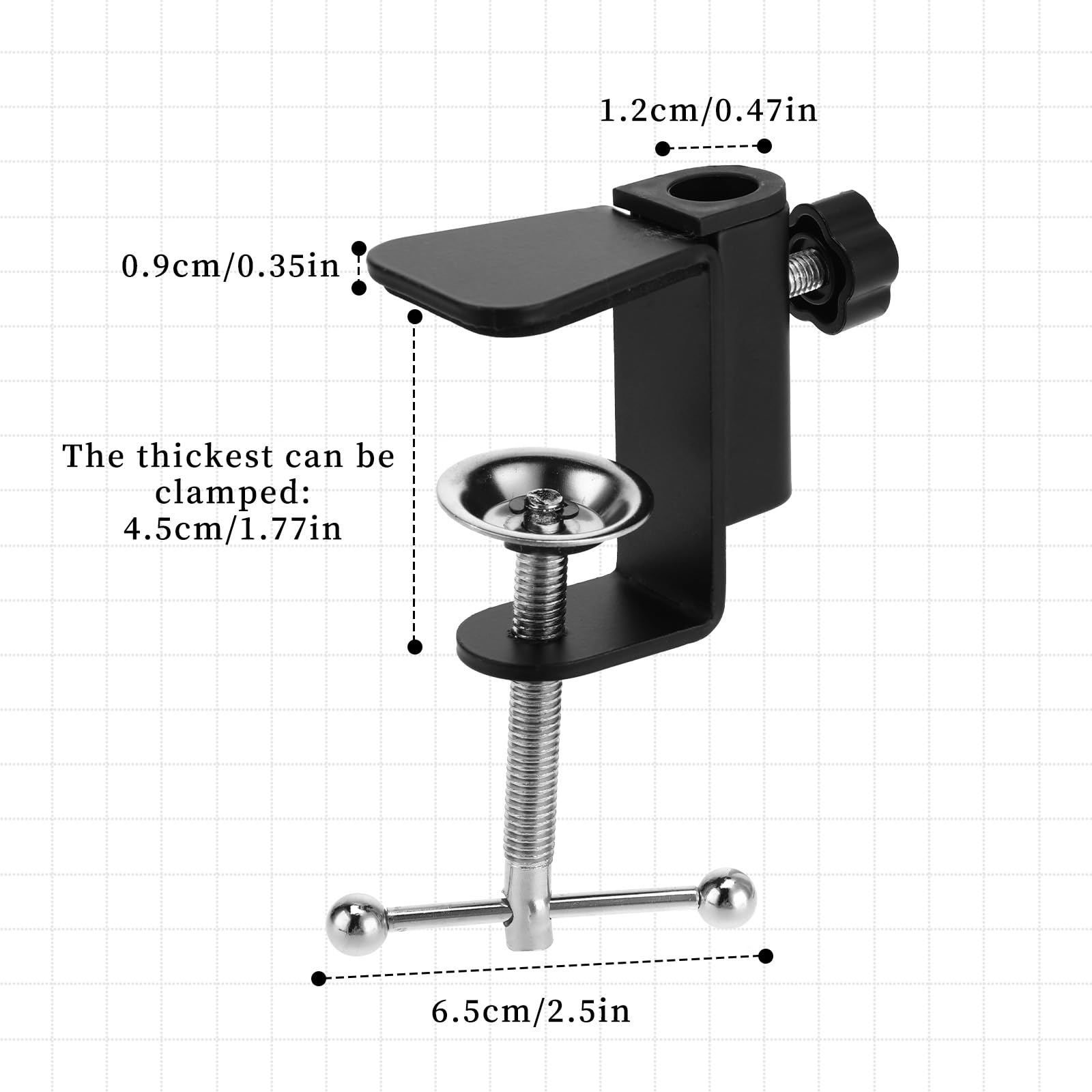 Snapklik.com : Desk Clamp Desk Table Mount Clamp Microphone Arm For ...