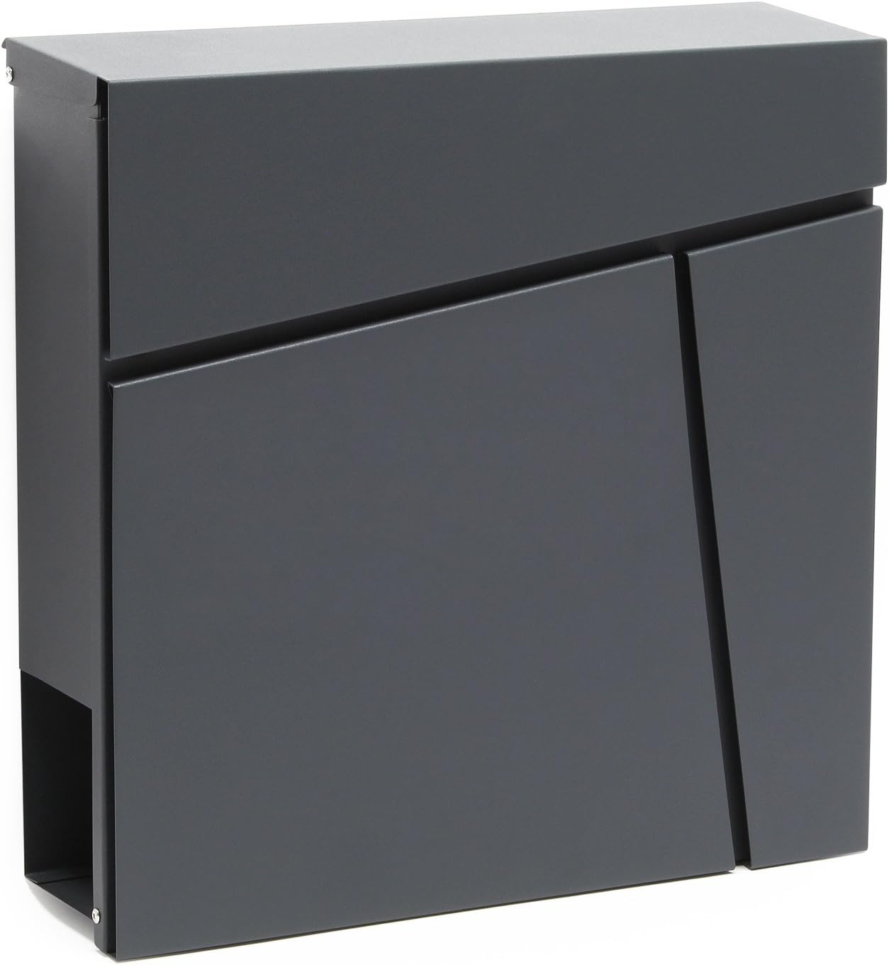 BRASQ Briefkasten anthrazit PB300 Premium, Elegante letterbox aus ...