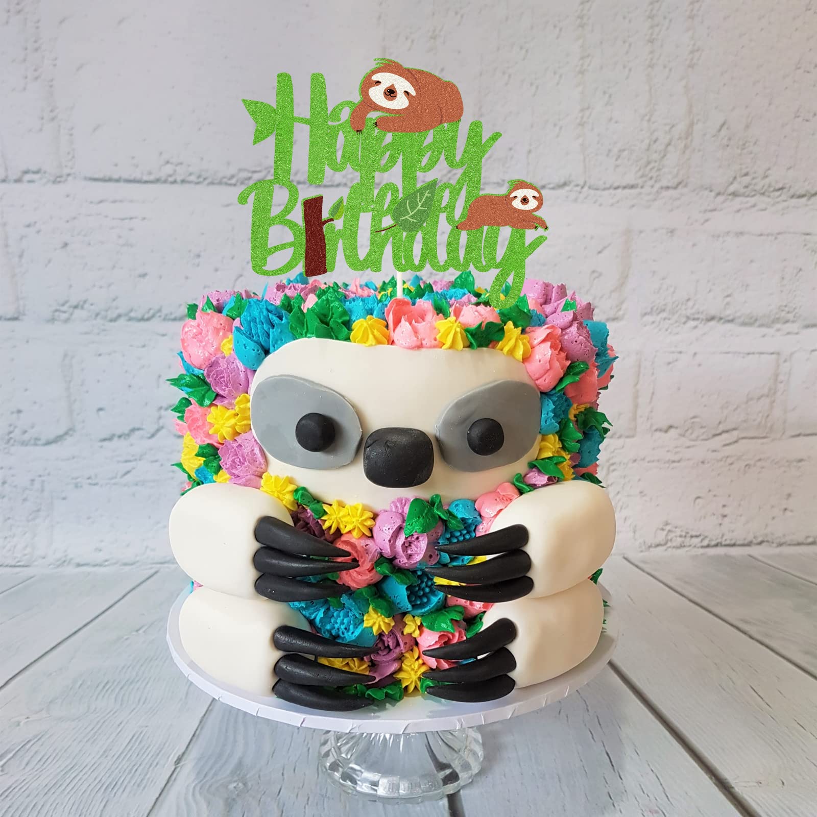 Sloth Birthday Cake