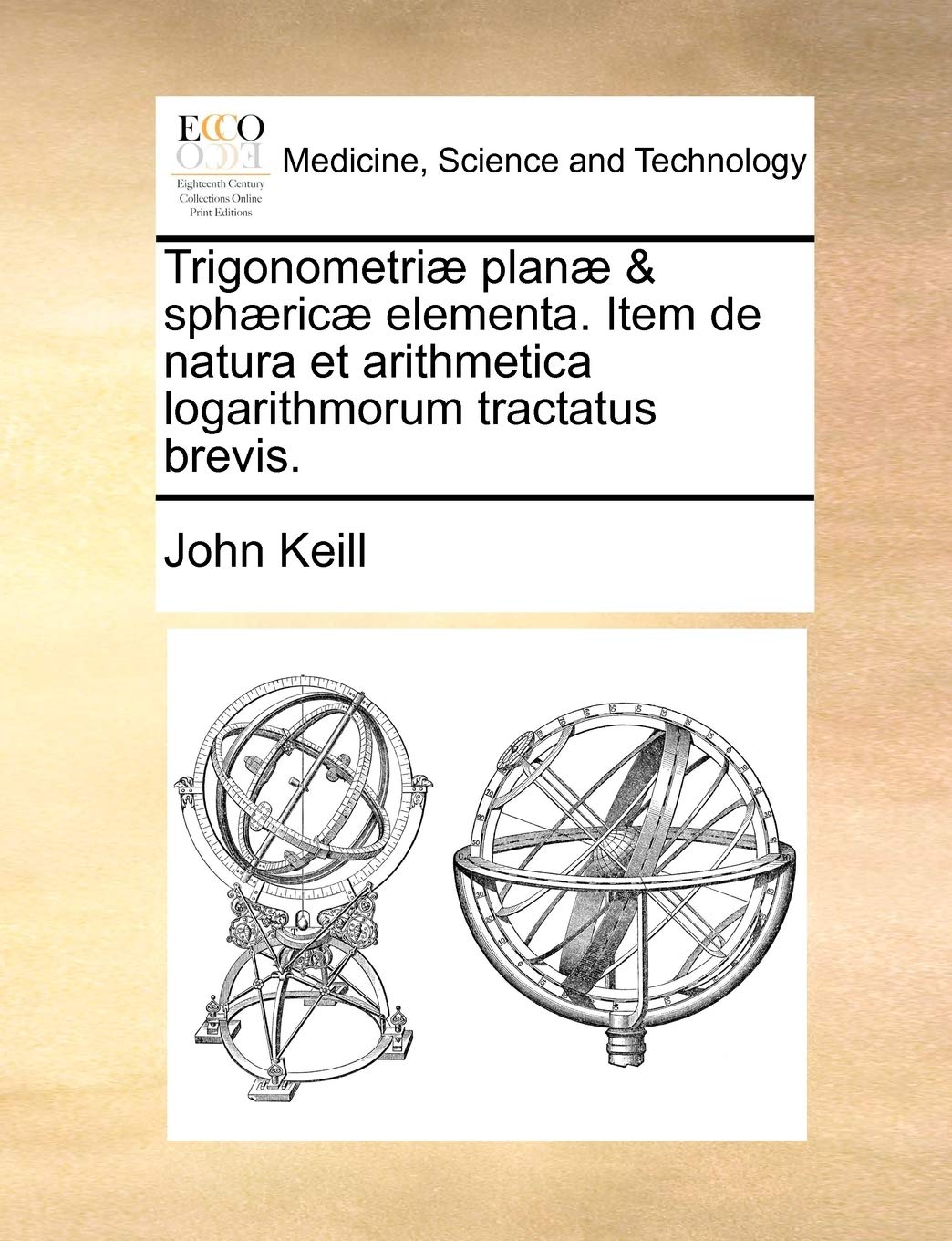 Amazon | Trigonometri Plan & Sphric Elementa. Item de Natura Et ...