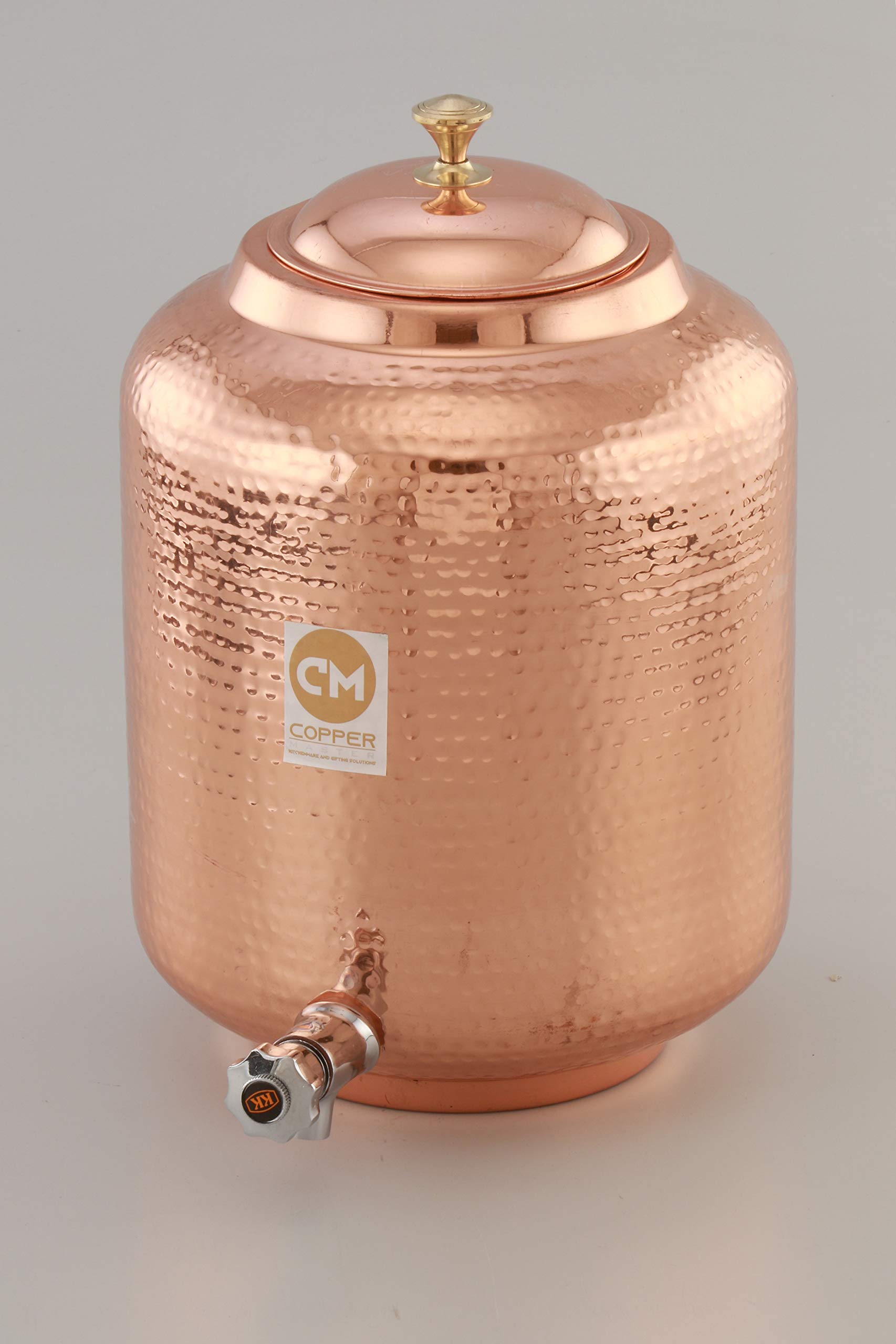 Buy Copper-Master 8 Litre Hammered Copper Water Dispenser (Matka ...