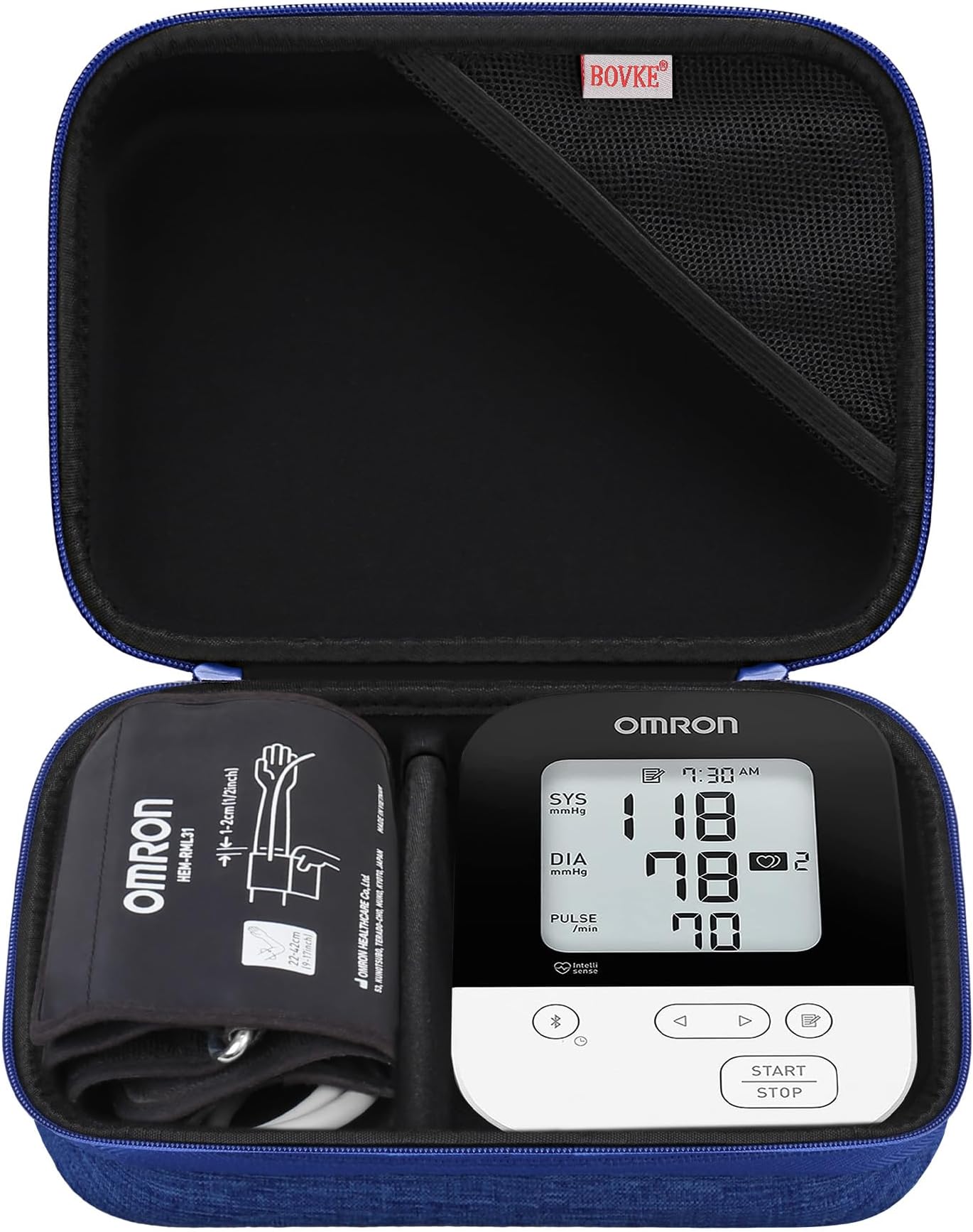 Amazon.com: BOVKE Carrying Case Travel Bag for Omron 5 Series Wireless ...
