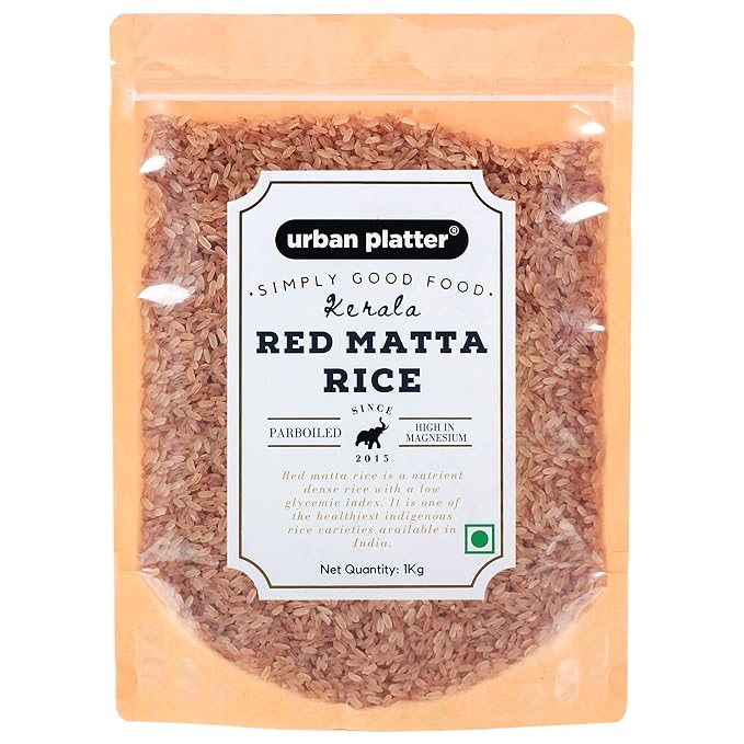 Amazon.com : Kerala Red Matta Rice , 1 KG (35.27 OZ) [Rosematta Rice ...