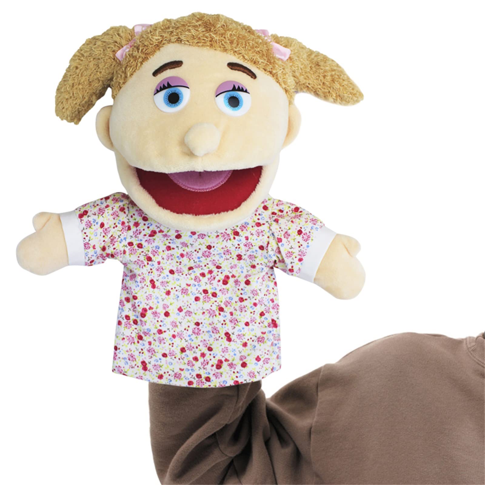 Silly Puppets Emily Peach Silly Puppets 25" Emily Peach Ventriloquist ...