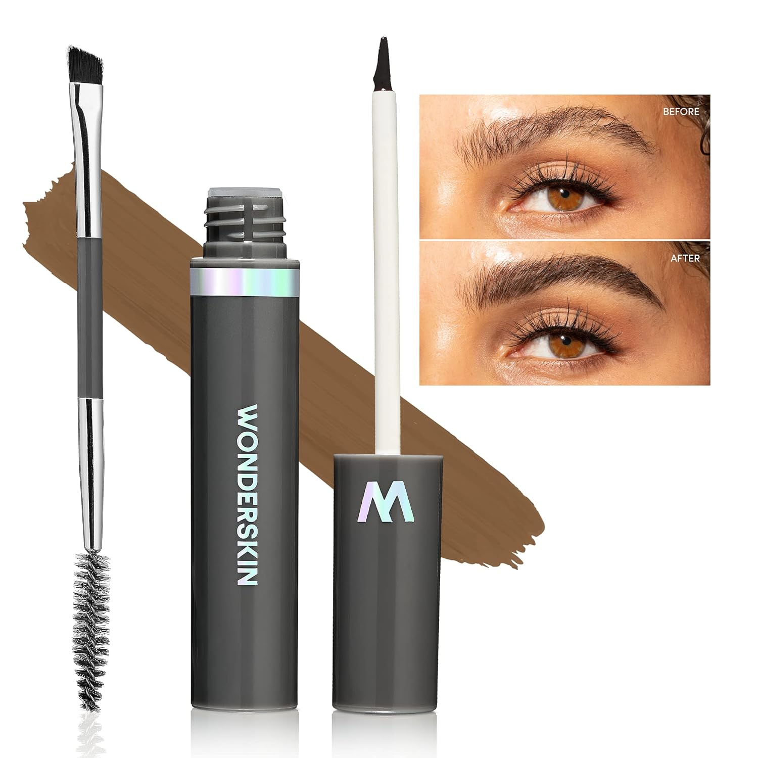 Amazon.com : Wonderskin Dream Brow Eye Brow Gel, Long Lasting Eyebrow ...