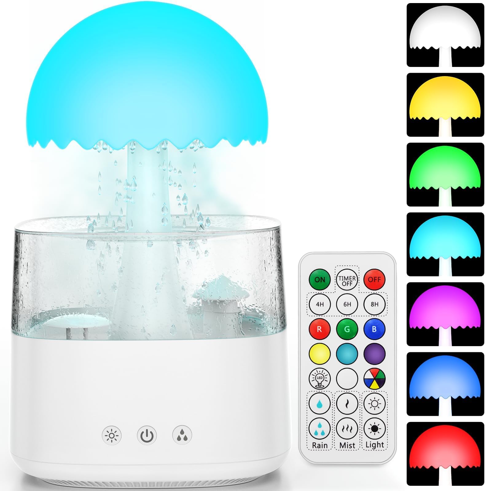Amazon.com: Zen Raining Cloud Night Light Aromatherapy Essential Oil ...