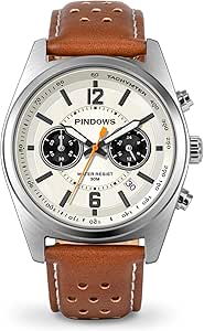 PINDOWS Watches for men, Men Multifunction Chronograph Fashion Business Casual Quartz ...