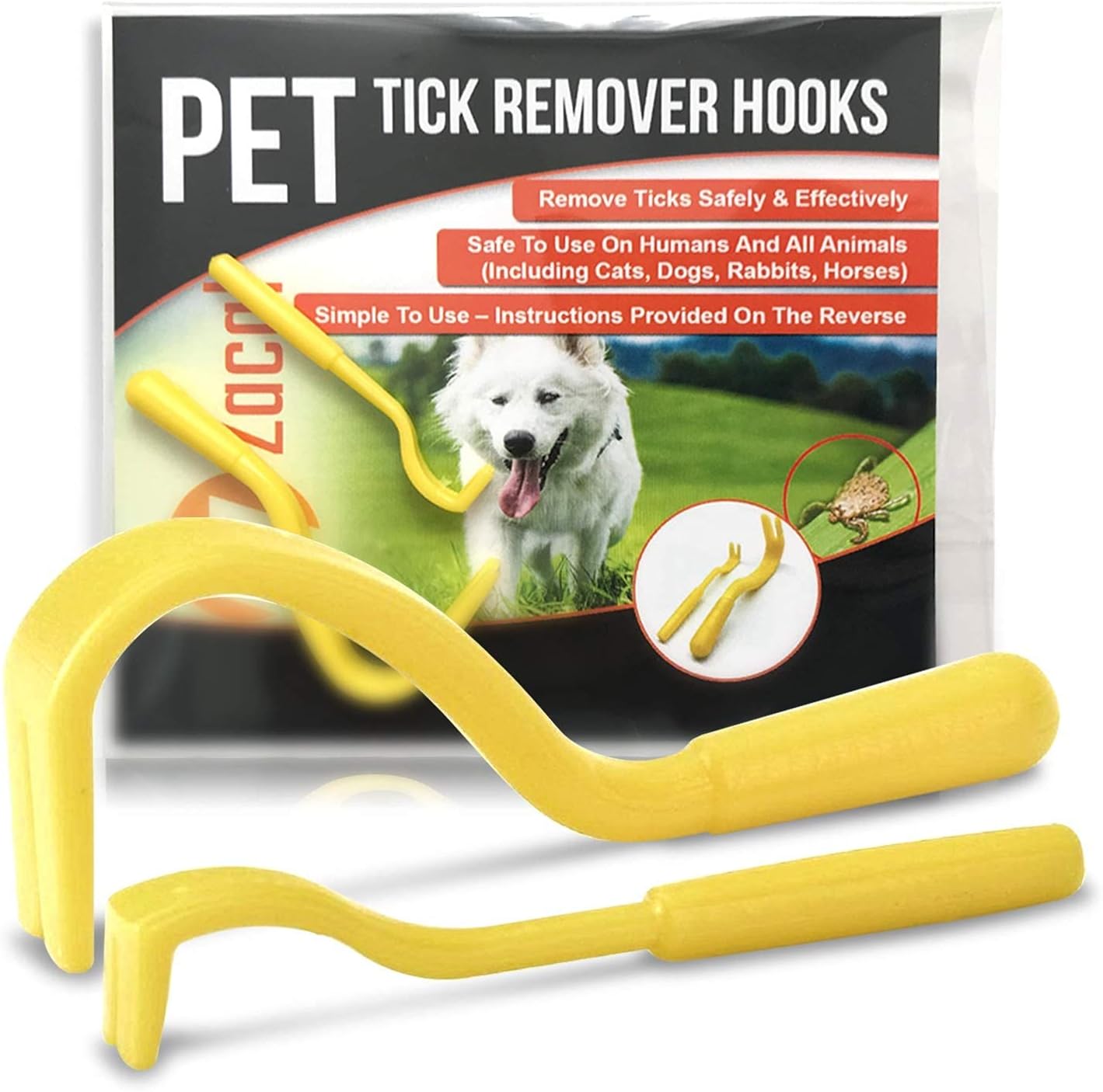 Tick Hook Remover Removal Tool | Remove Ticks from Dogs, Cats, All ...