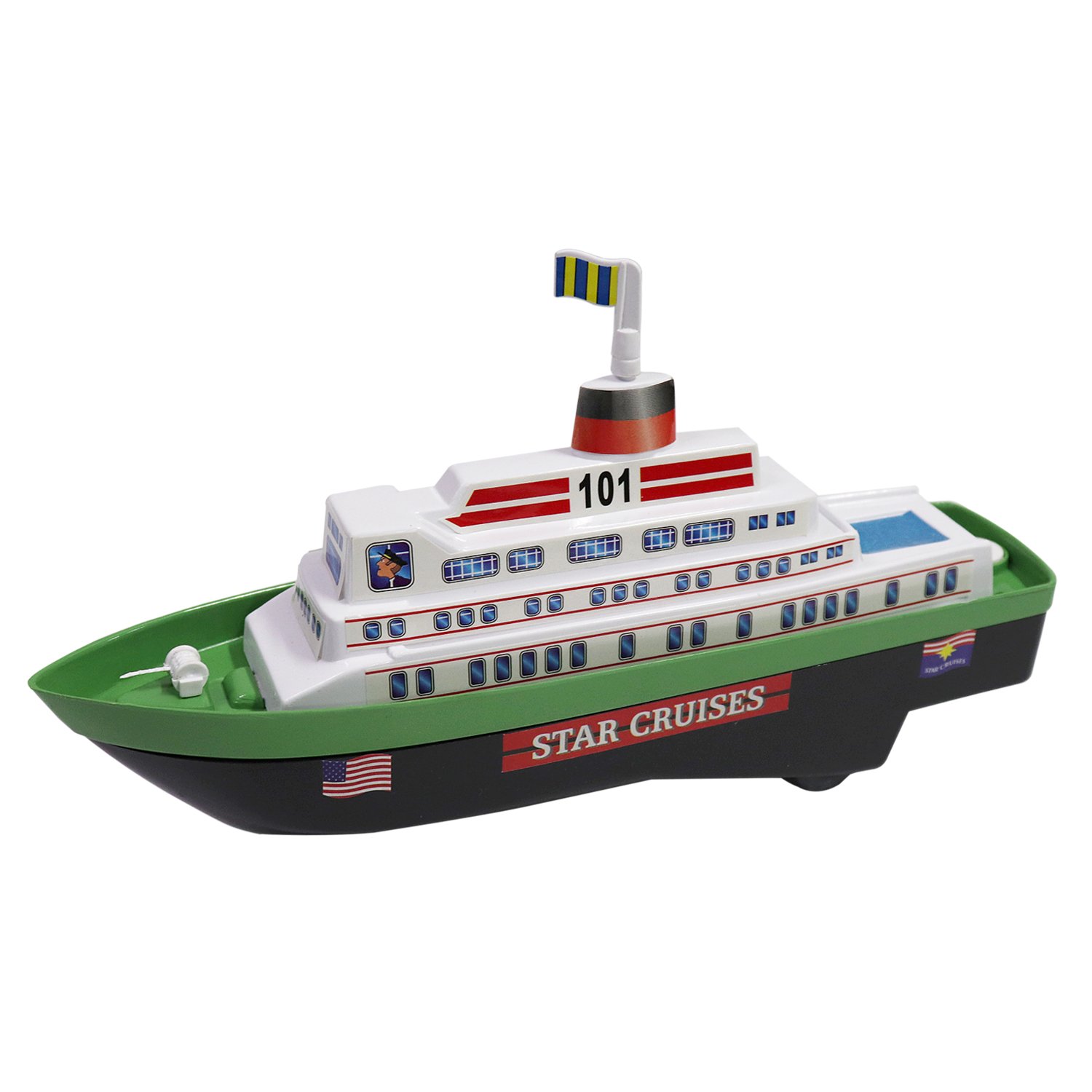 Shinsei Toys Pull Back Star Cruises |Boat Ship|Miniature Scaled Models ...