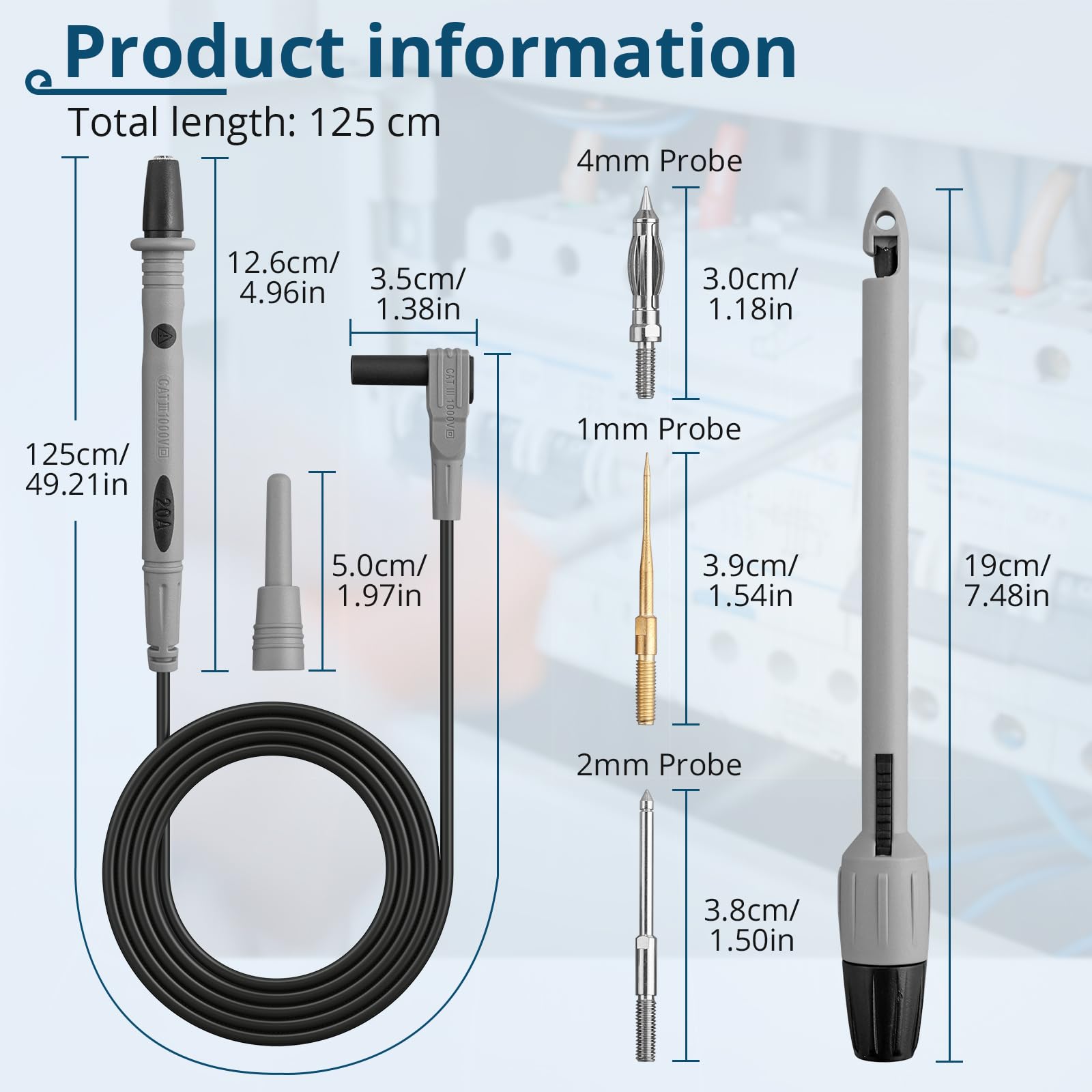 Snapklik.com : ALLmeter Automotive Wire Piercing Probe Kit - Multimeter ...