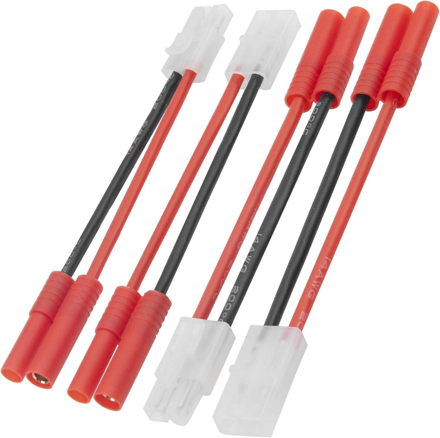 Amazon.com: 2Pairs Vgoohobby Plugs Compatible with Large Tamiya Style ...