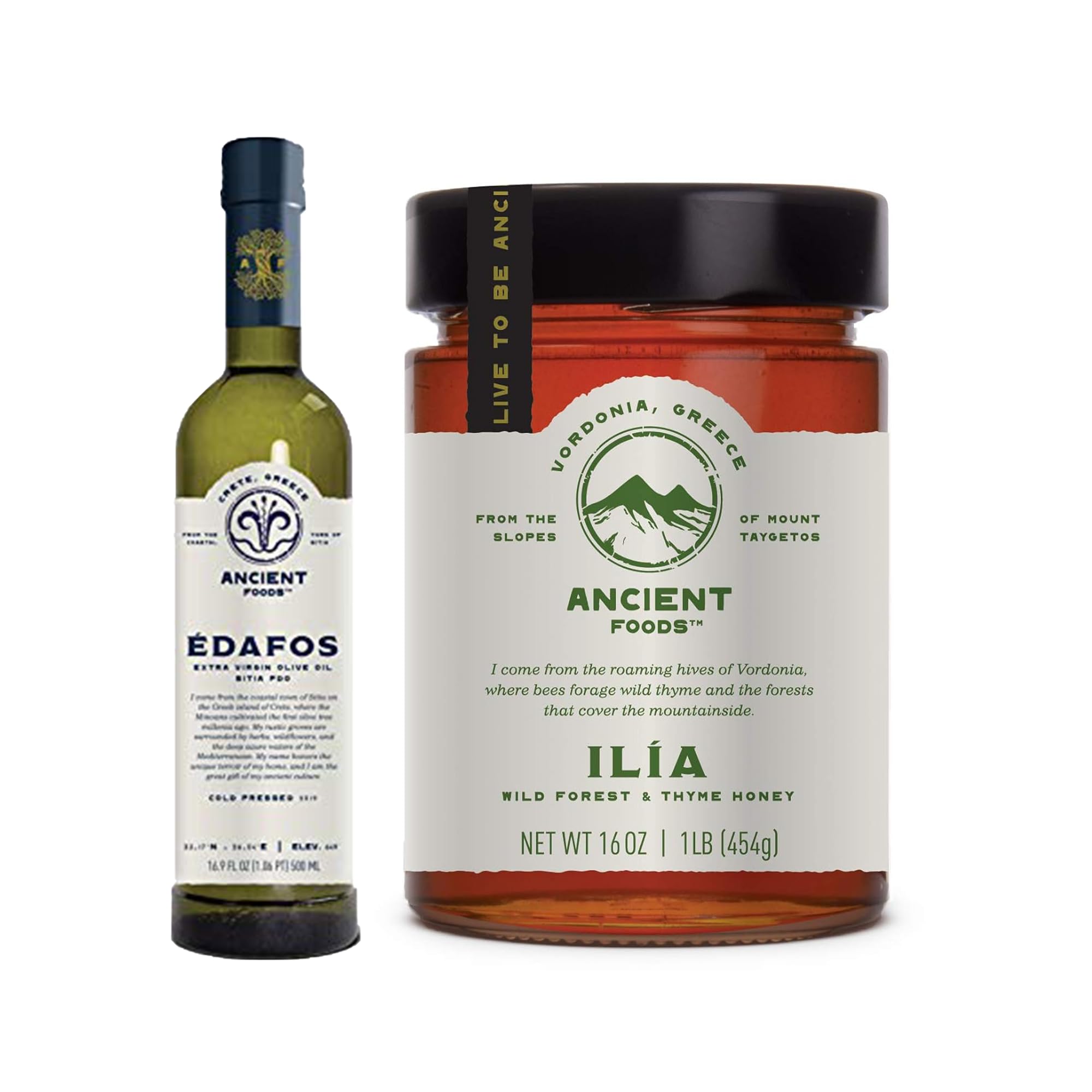 Amazon.com : Ancient Foods Thyme Honey (Ilia) and EDAFOD Virgin Oil ...