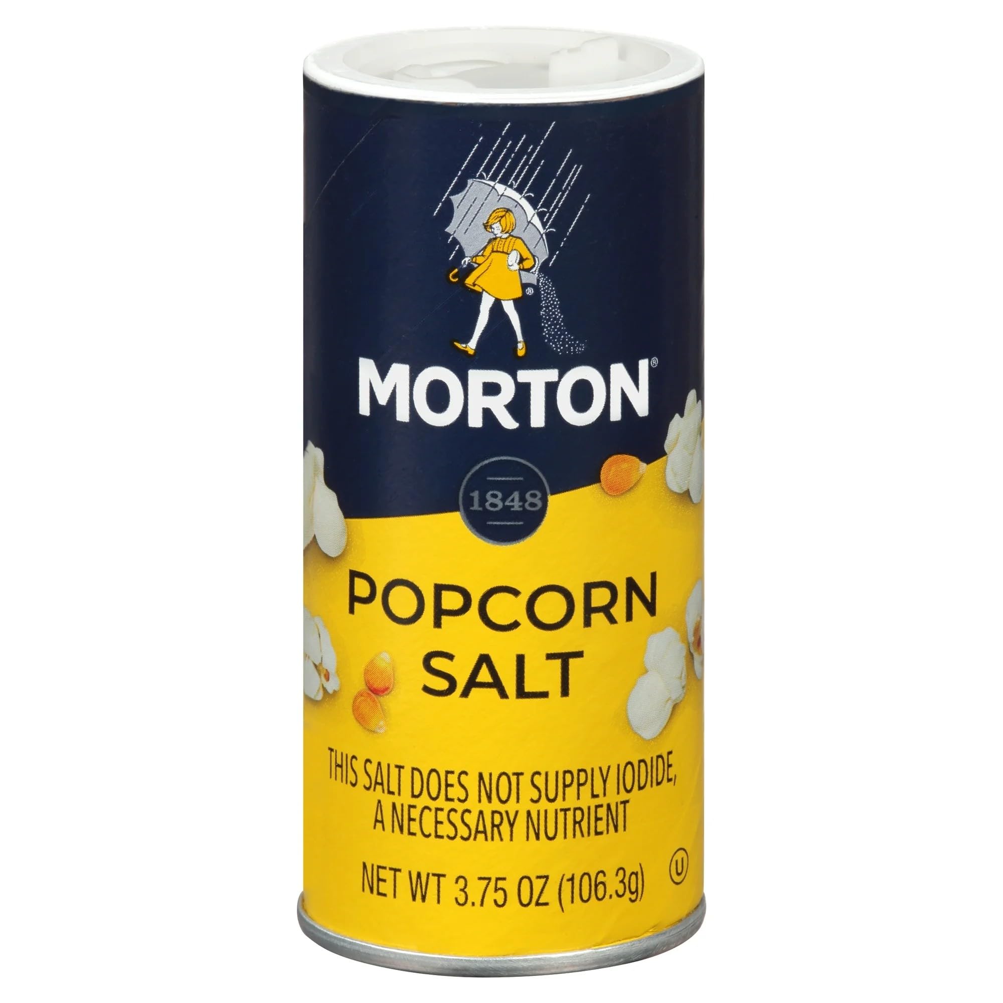 Amazon.com : Morton Popcorn Salt, 3.75 Ounce Shaker (Pack of 12 ...