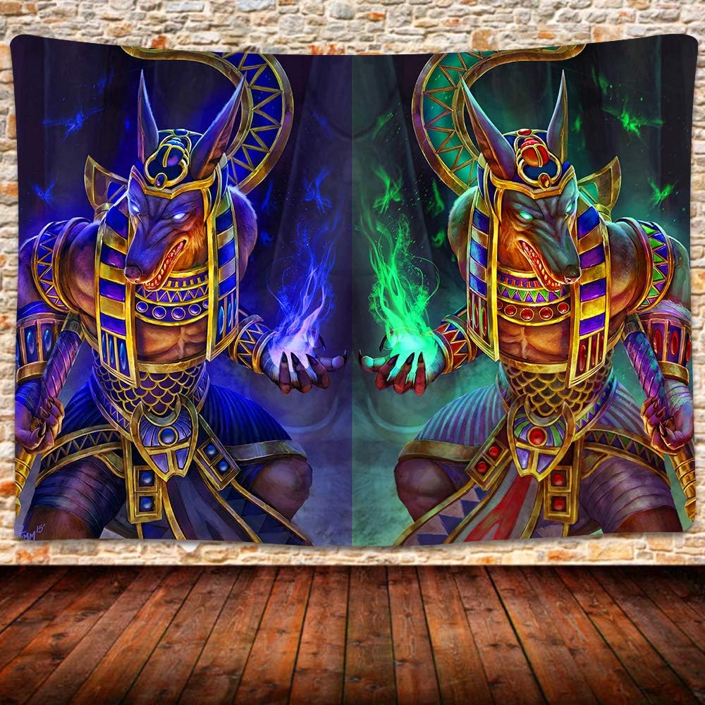 Amazon.com: UHOMETAP Egyptian Tapestry Ancient Egypt Mythology Tapestry ...
