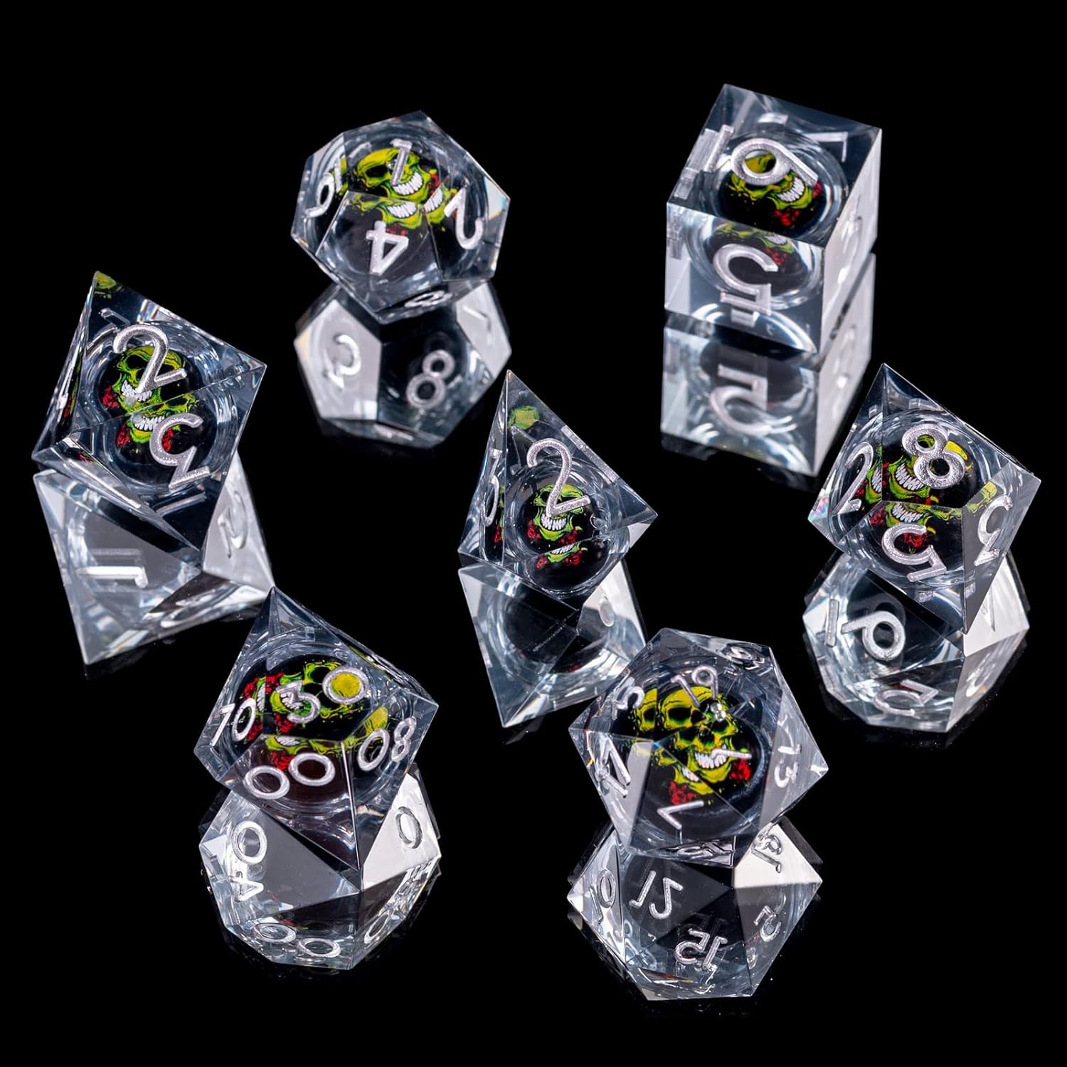 Amazon.com: MewVeer DND Dice Set-7 PCS, Role Playing Dice with Box for ...