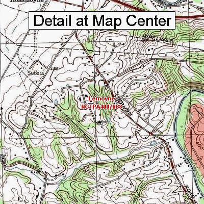 Amazon.com : USGS Topographic Quadrangle Map - Lemoyne, Pennsylvania ...