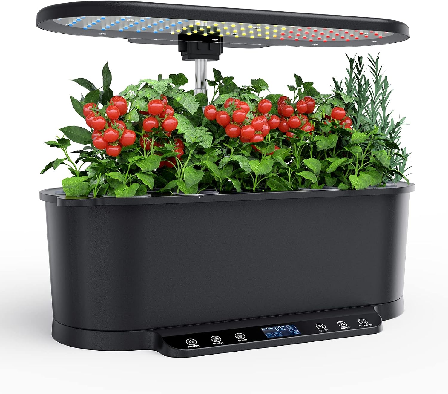 Amazon.com : 15 Pods Hydroponics Growing System with Tank Alert, Indoor ...