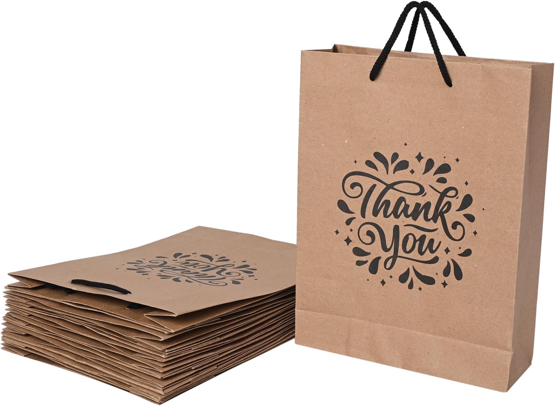 e kysa basics Brown Kraft Paper Carry/Gift/Cloth/Grocery Recycled Eco ...