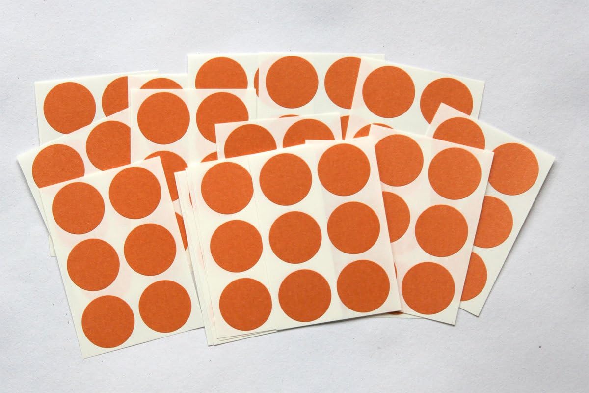 100 Gold Round Stickers - Sticky Coloured Self Adhesive Labels for ...