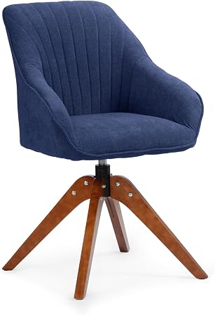 Amazon.com: Athena Collection Modern Accent Chair, Comfy Swivel Reading ...