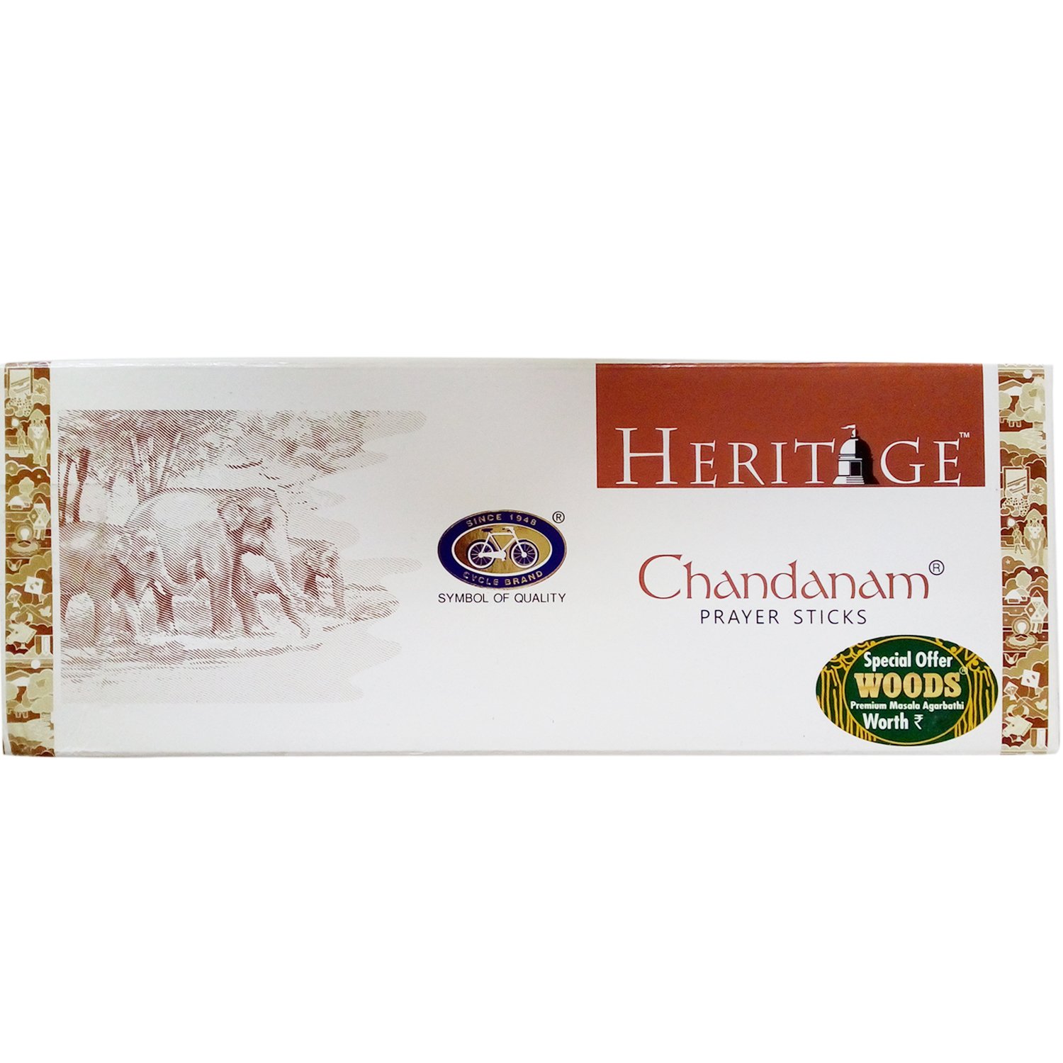 Cycle Heritage Chandanam Prayer Sticks Carton, 225g : Amazon.in: Home ...