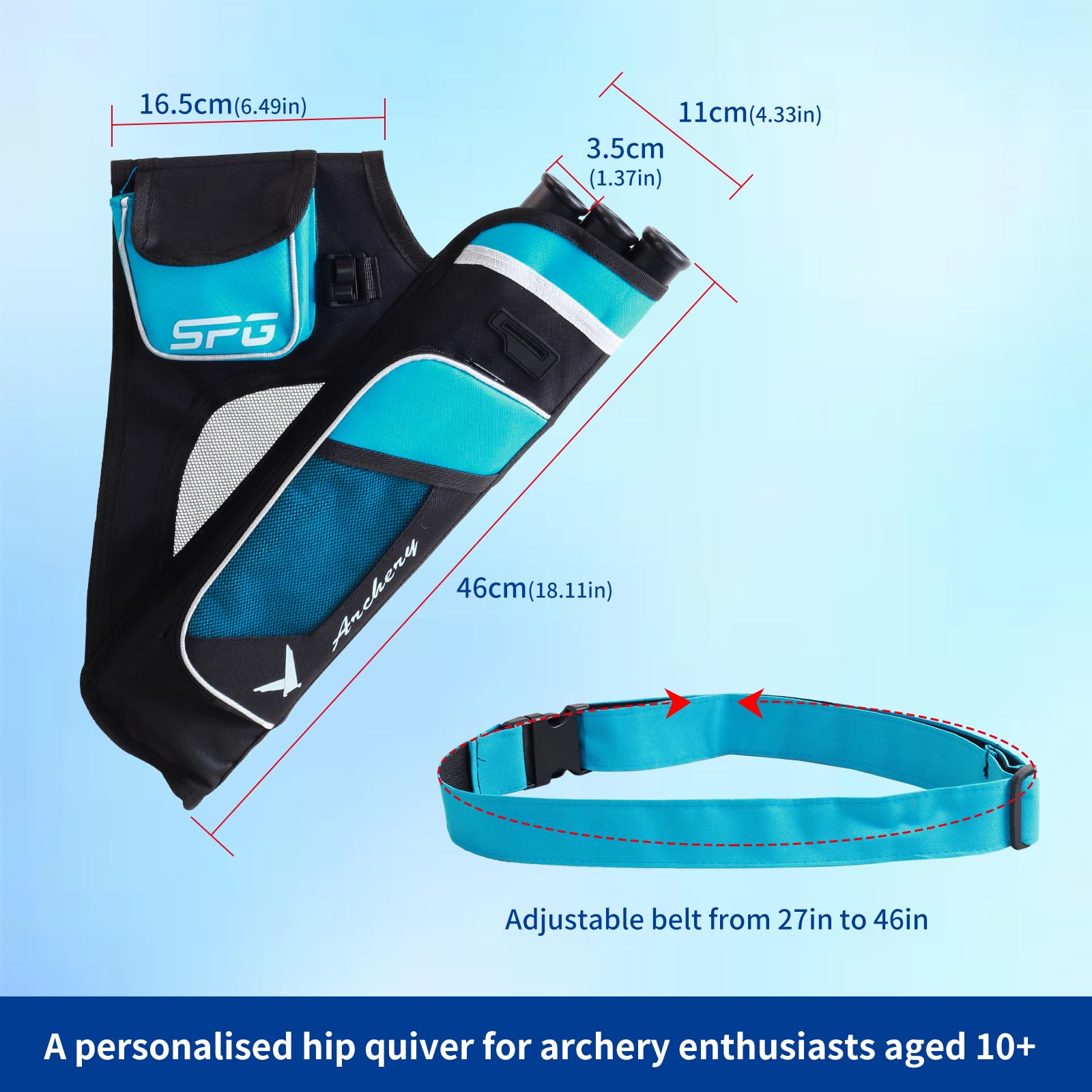 Aljava De Arco De Quadril