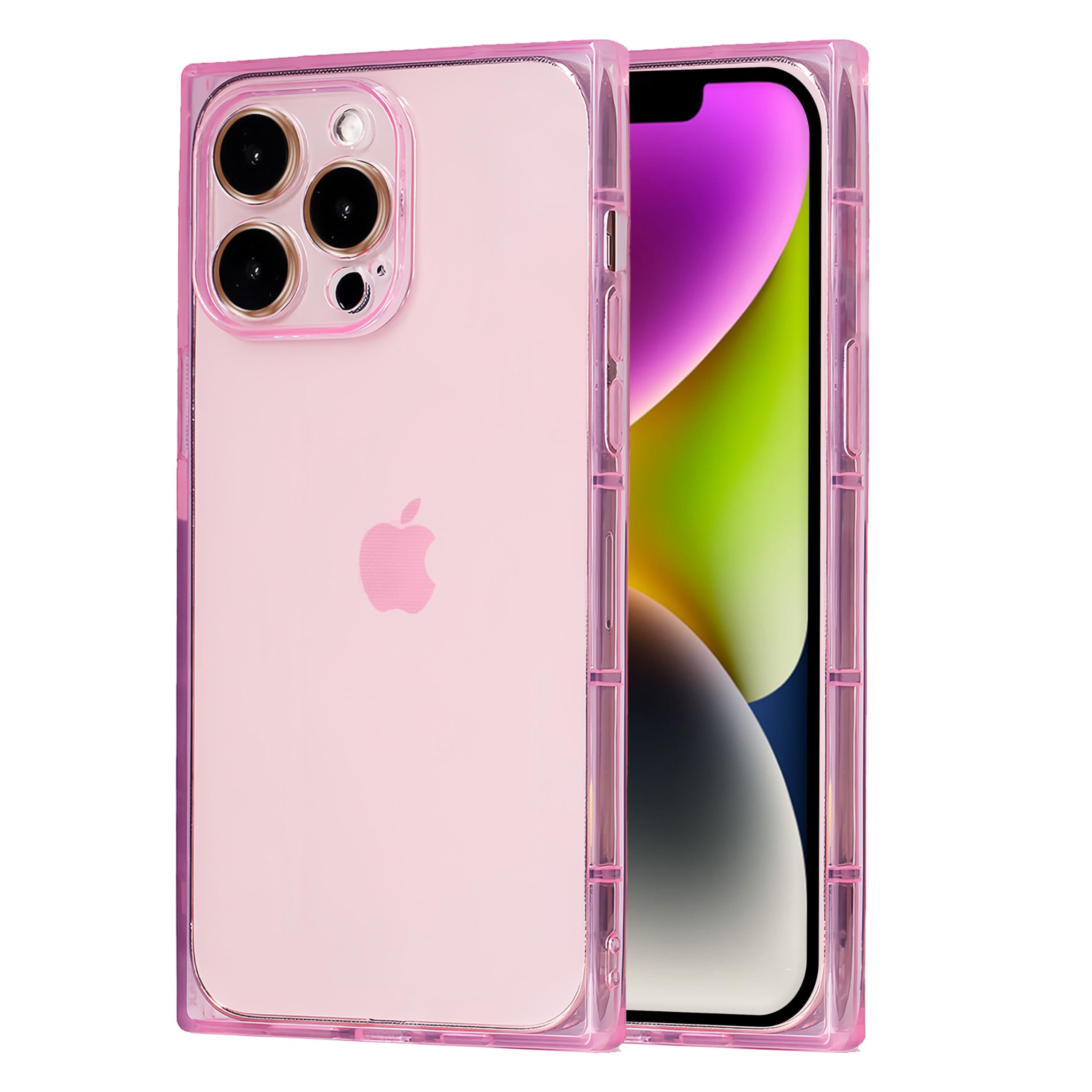 Amazon.com: IAIYOXI Rectangle Case Compatible for iPhone 14 Pro, 6.1 ...