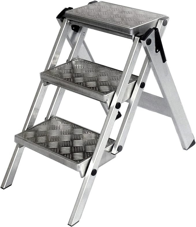 WAKÜ Little Jumbo Trittleiter 3-stufig kompaktes Maß Art.-Nr. 320 C ...