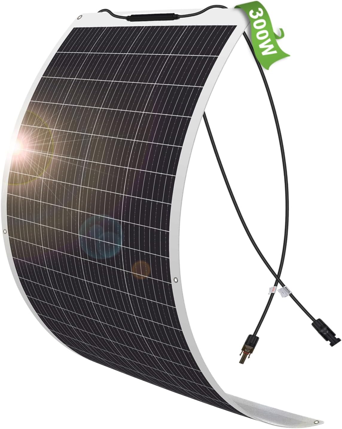 Amazon.com : 300 Watt Solar Panel, 300w Flexible Single Crystal 12V ...