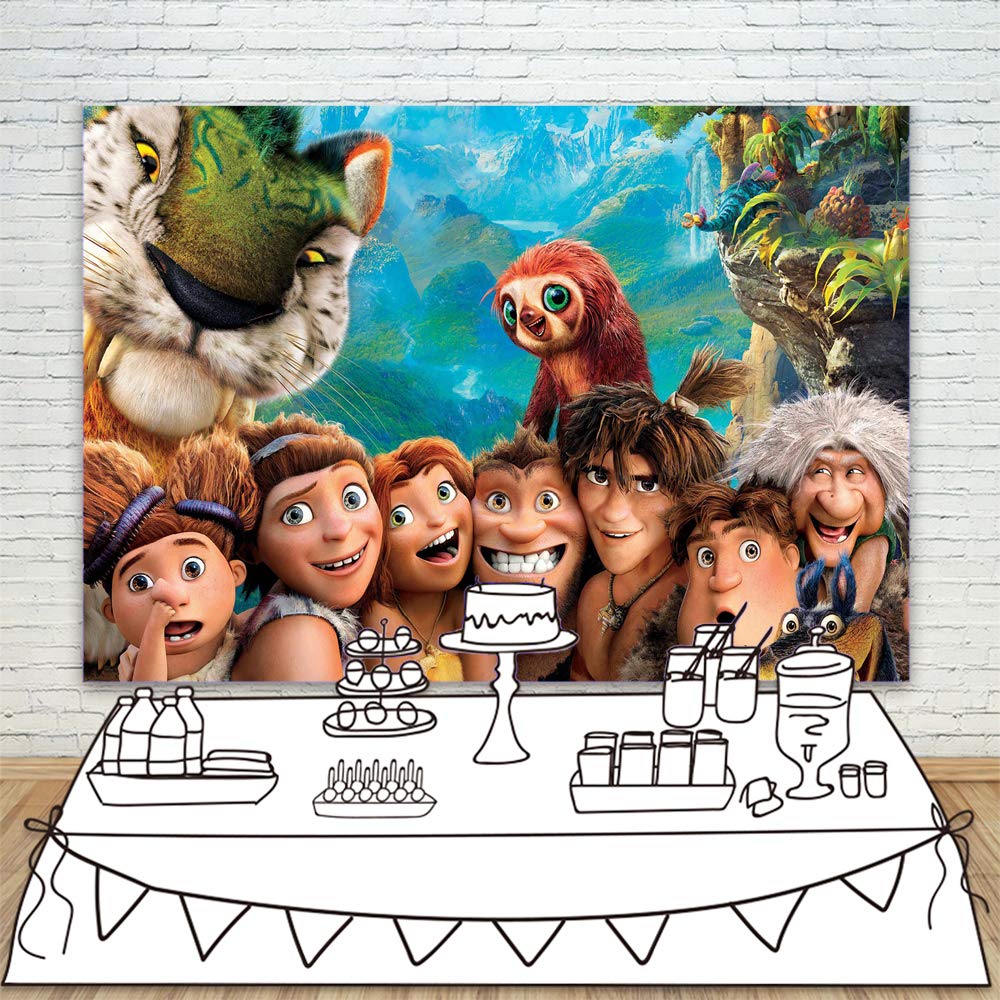 The Croods Birthday Invitations