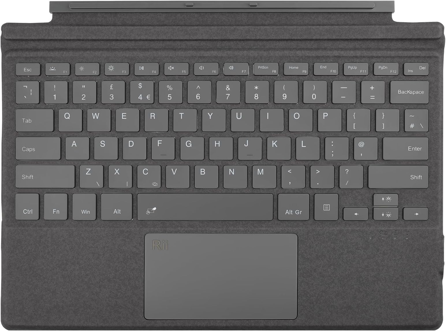 Rii Bluetooth Surface Keyboard with Touchpad, Compatible with Surface ...
