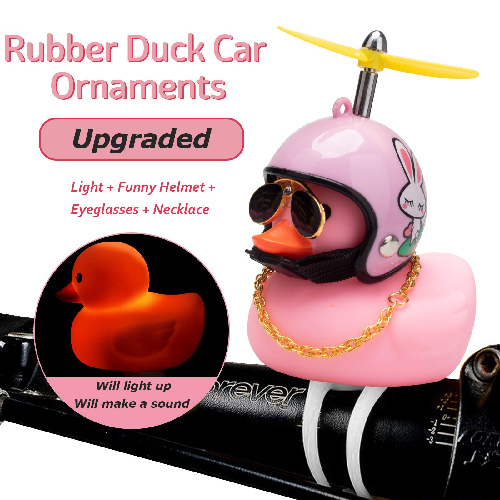 Squeeze Duck Dashboard Decoration With Sound Squeeze Duck Bike Toy ...