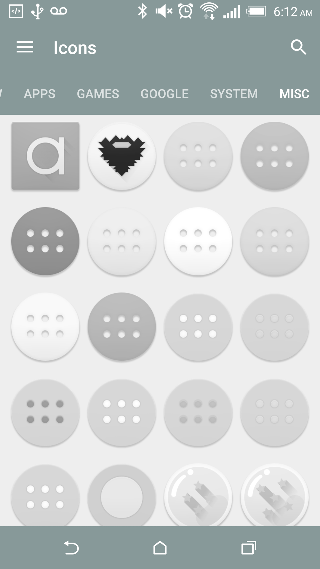 GREY - Icon Pack - App on Amazon Appstore