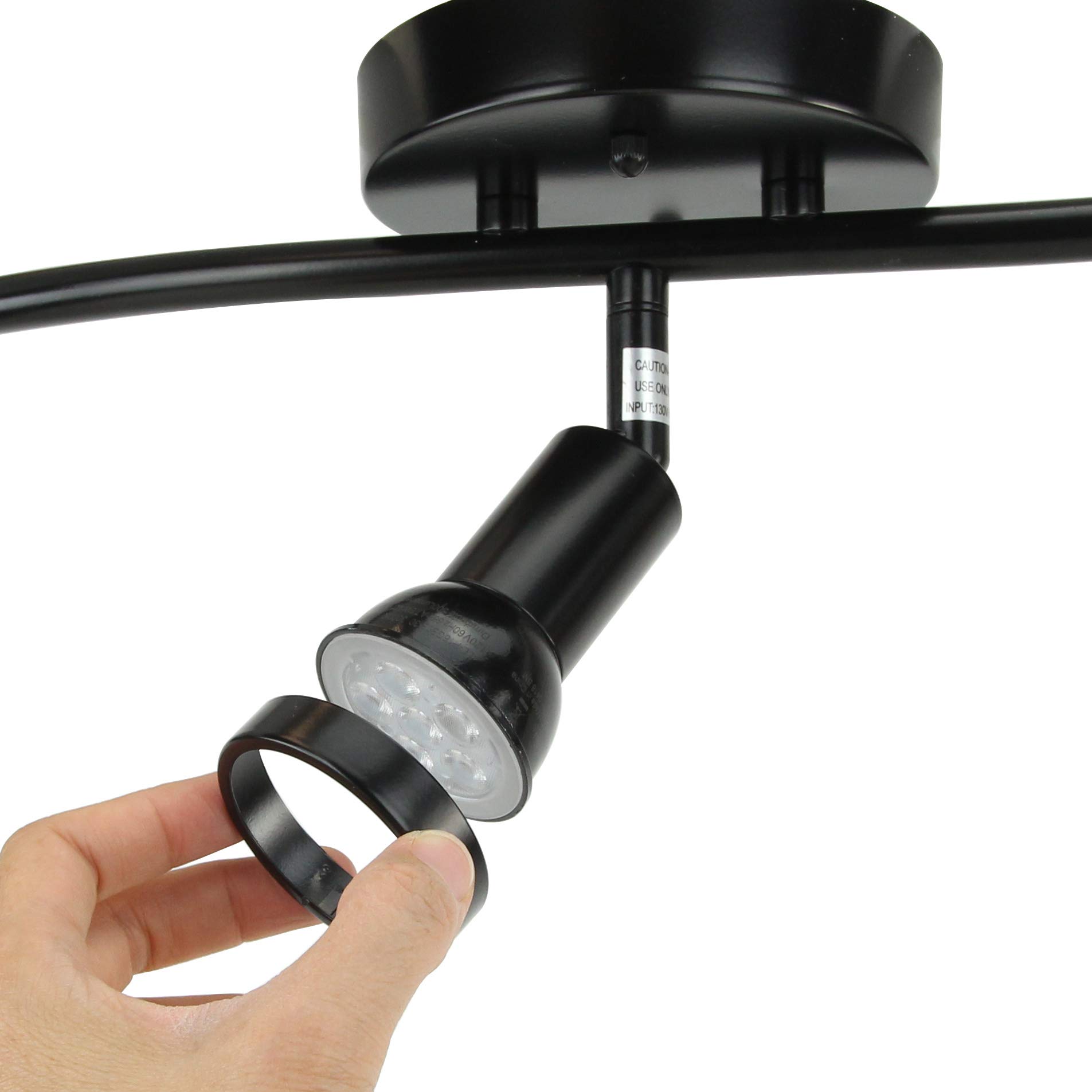 Snapklik.com : Rossetta DND 3-Light Adjustable LED Track Lighting Kit ...
