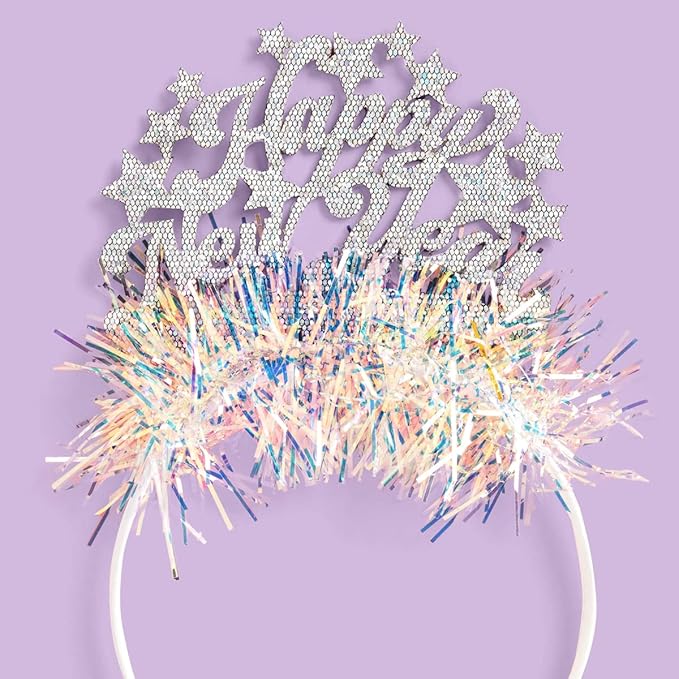 Amazon.com: xo, Fetti New Years Eve Headband - Fits Adult + Child - NYE ...
