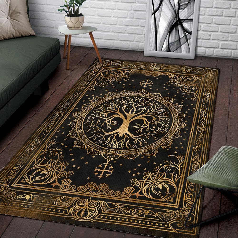 Celtic Tree of Life Rug Carpet Viking Tree of Life Area Rug Celtic ...