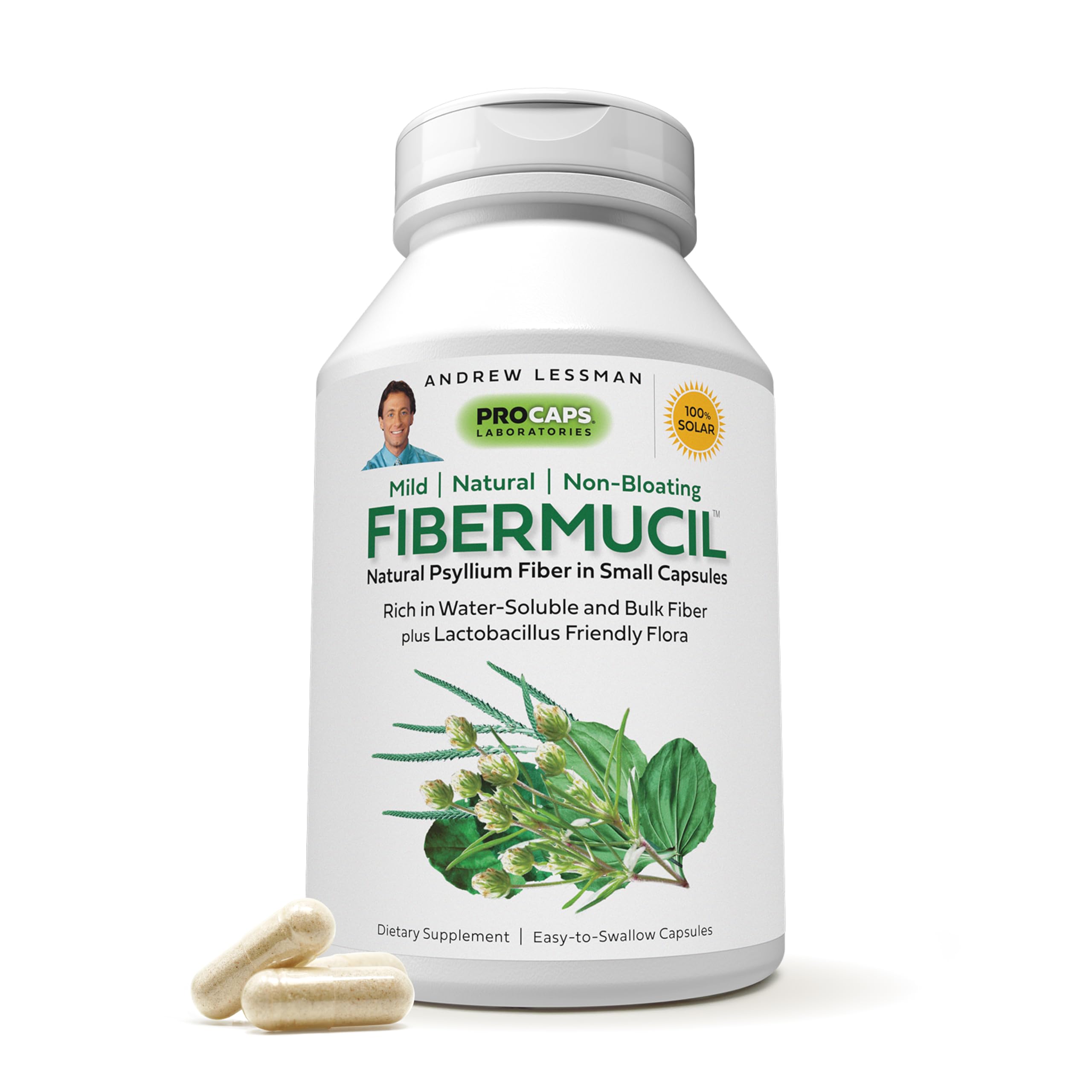 Amazon.com: Andrew Lessman Fibermucil 360 Capsules –Psyllium Husk ...