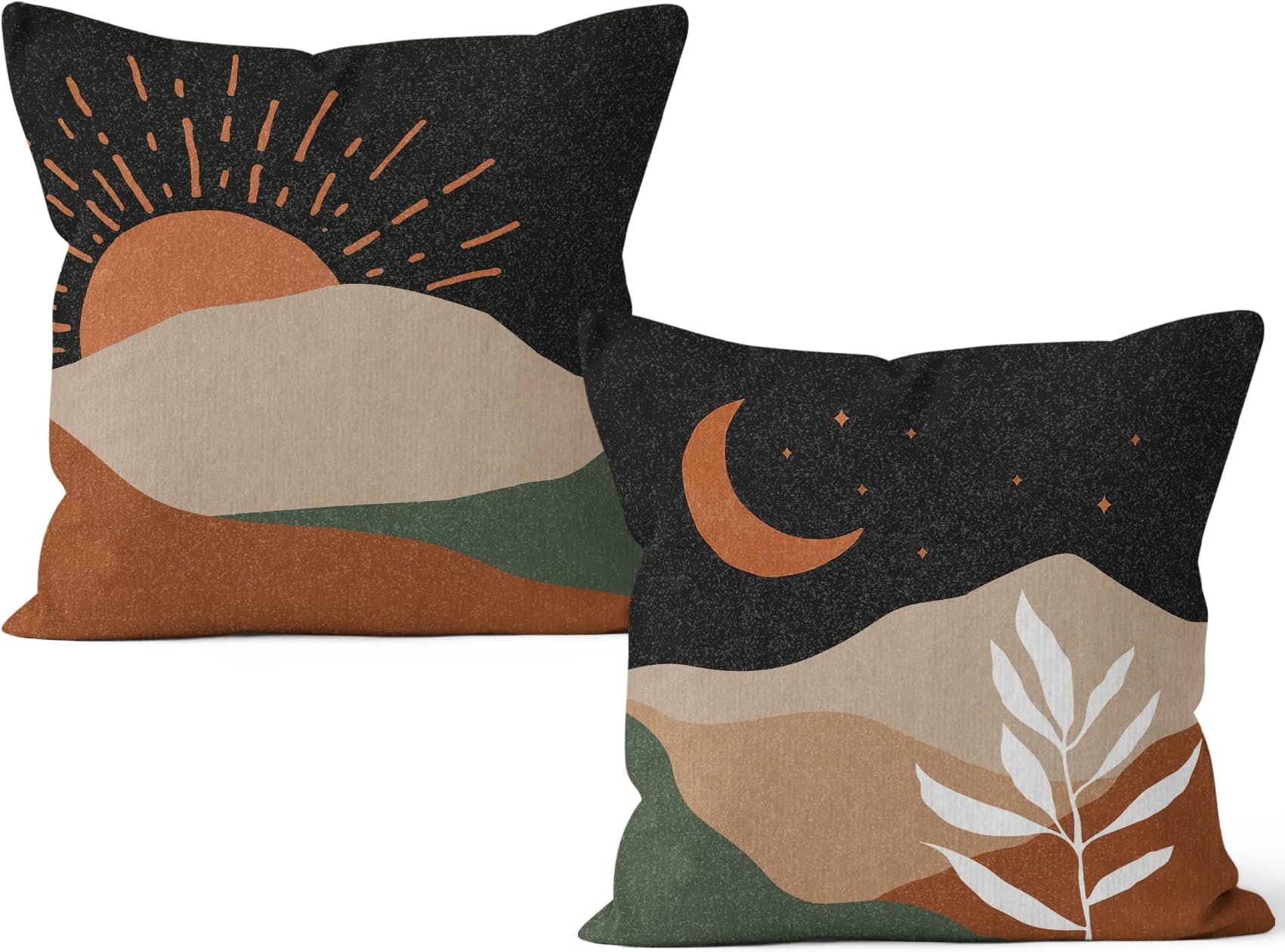 Amazon.com: HUYAW Boho Abstract Sun Moon Sea Sunset Sunrise Line ...