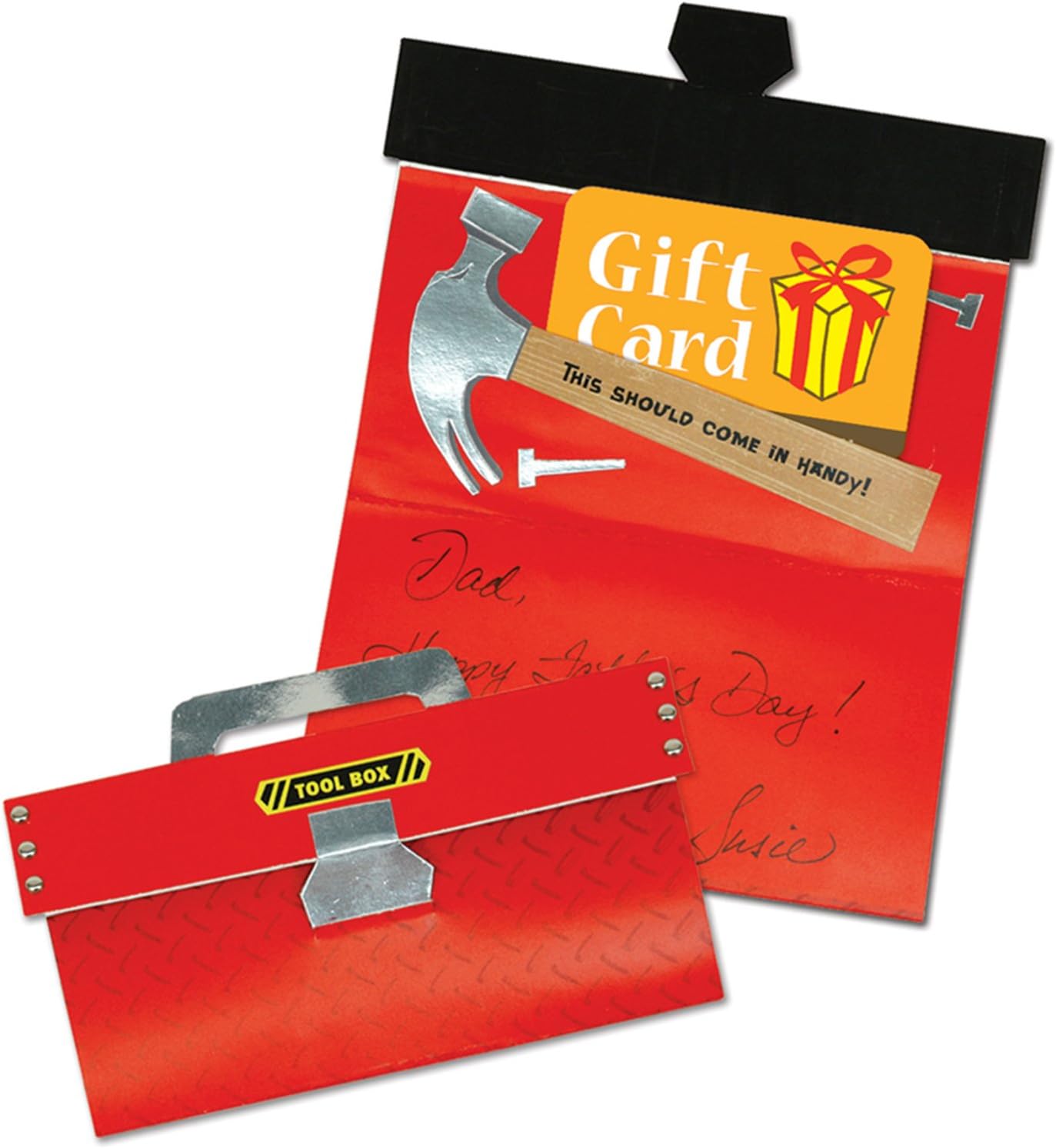 Amazon.com: C.R. Gibson Gift Card Holder, Tool Box Style, Holds Any ...
