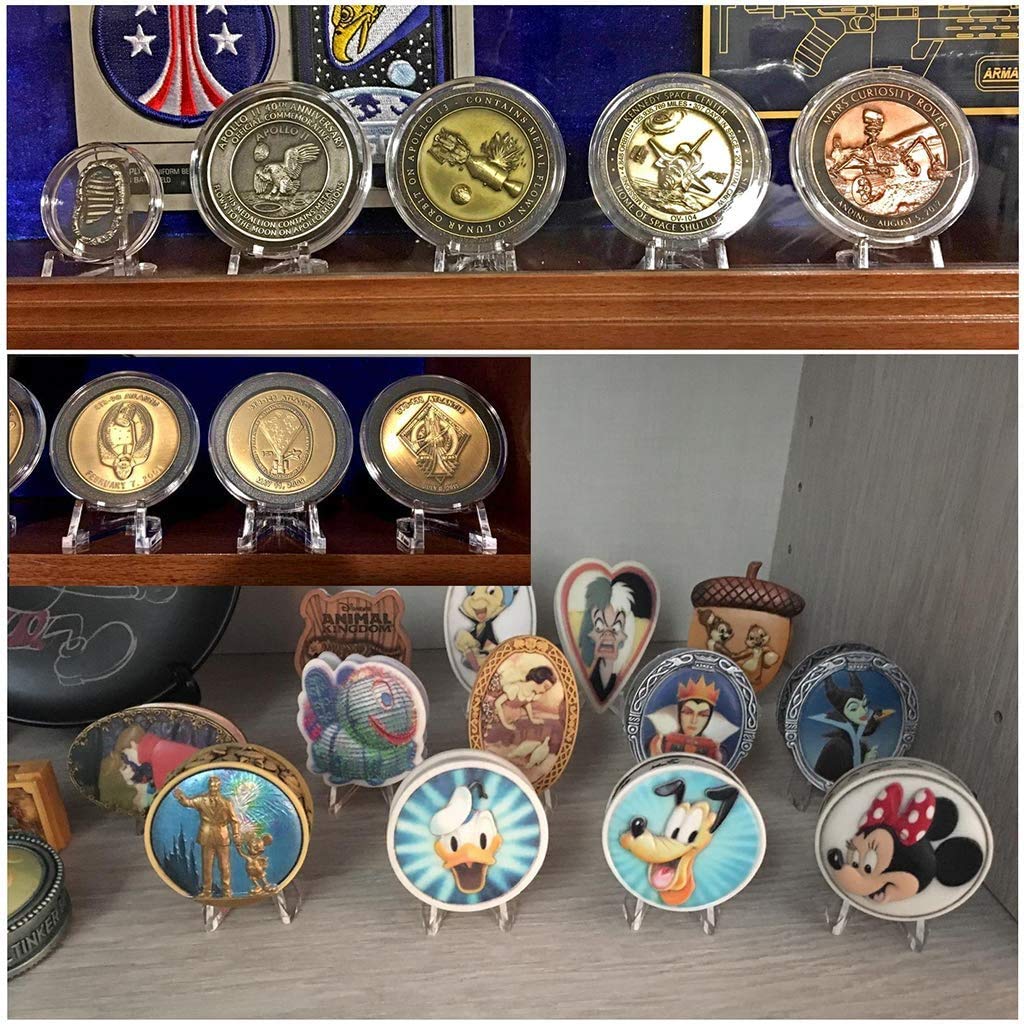 Clear Display Easels Clear Display Stand Easel For Air-Tite Holder Coin ...