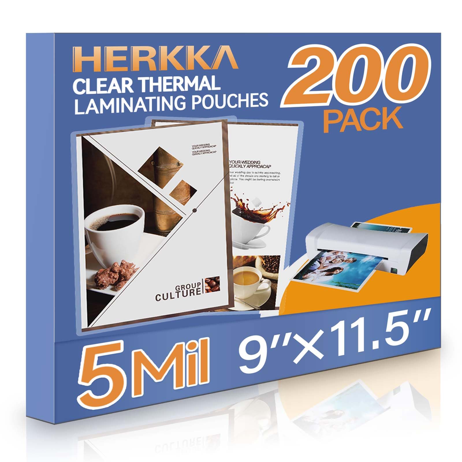 Snapklik.com : 200 Pack Laminating Sheets, Holds 8.5 X 11 Inch Sheets ...