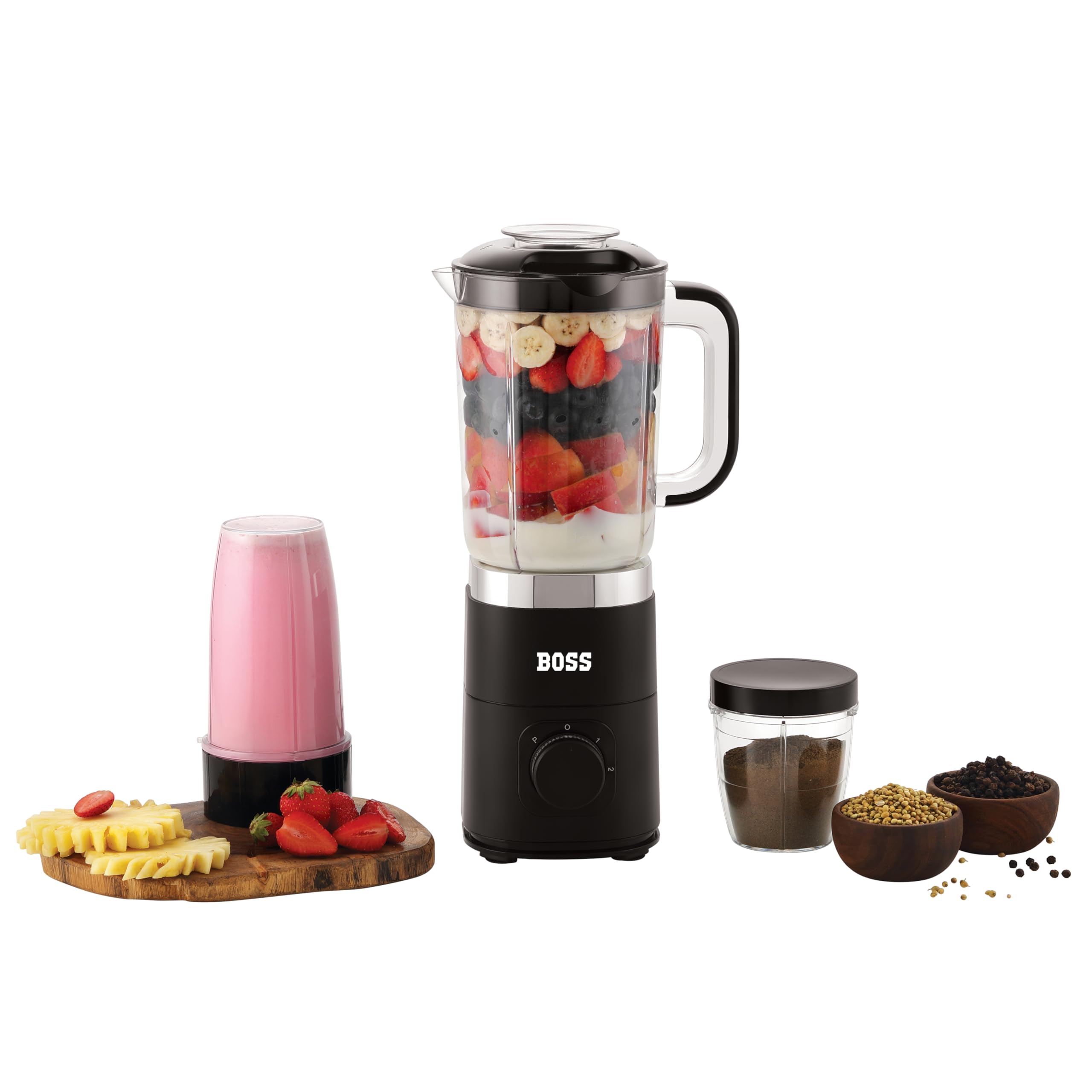 Buy BOSS Nutri Neo 800W Juicer/Mixer/Grinder/Smoothie Maker, 3 ...